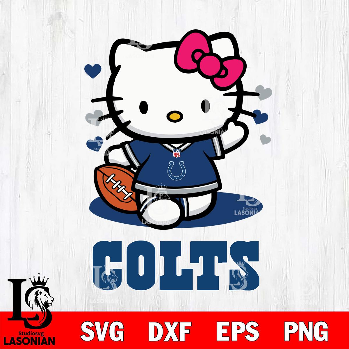Indianapolis Colts Hello Kitty Nfl 3 – lasoniansvg