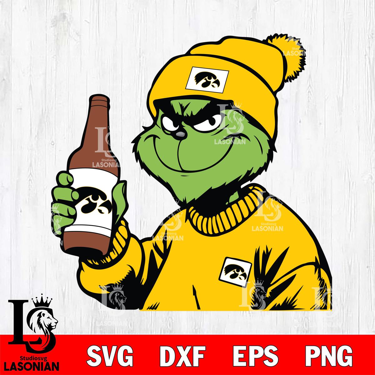 Iowa Hawkeyes Boujee Grinch 5 – lasoniansvg