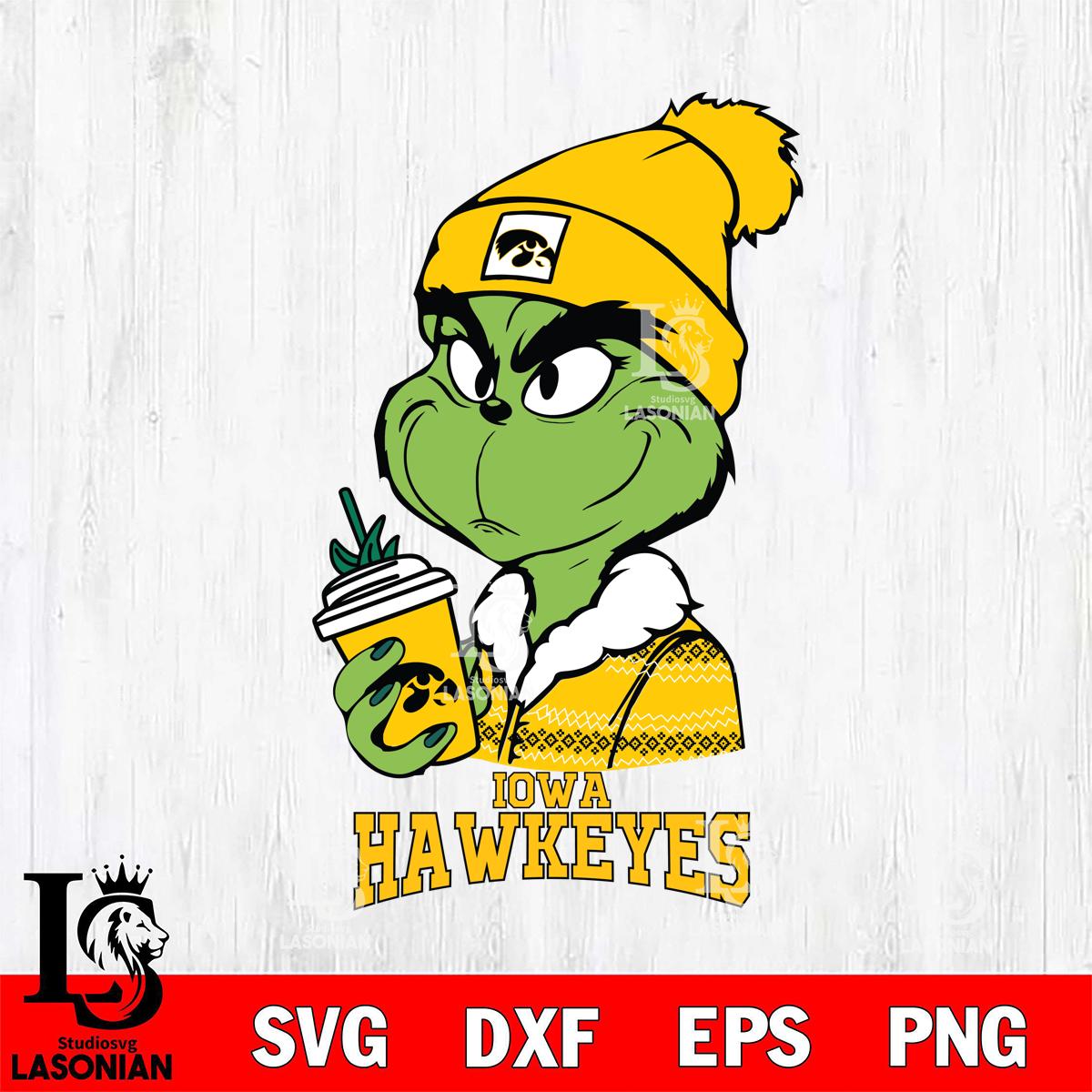 Iowa Hawkeyes Boujee Grinch Christmas – lasoniansvg