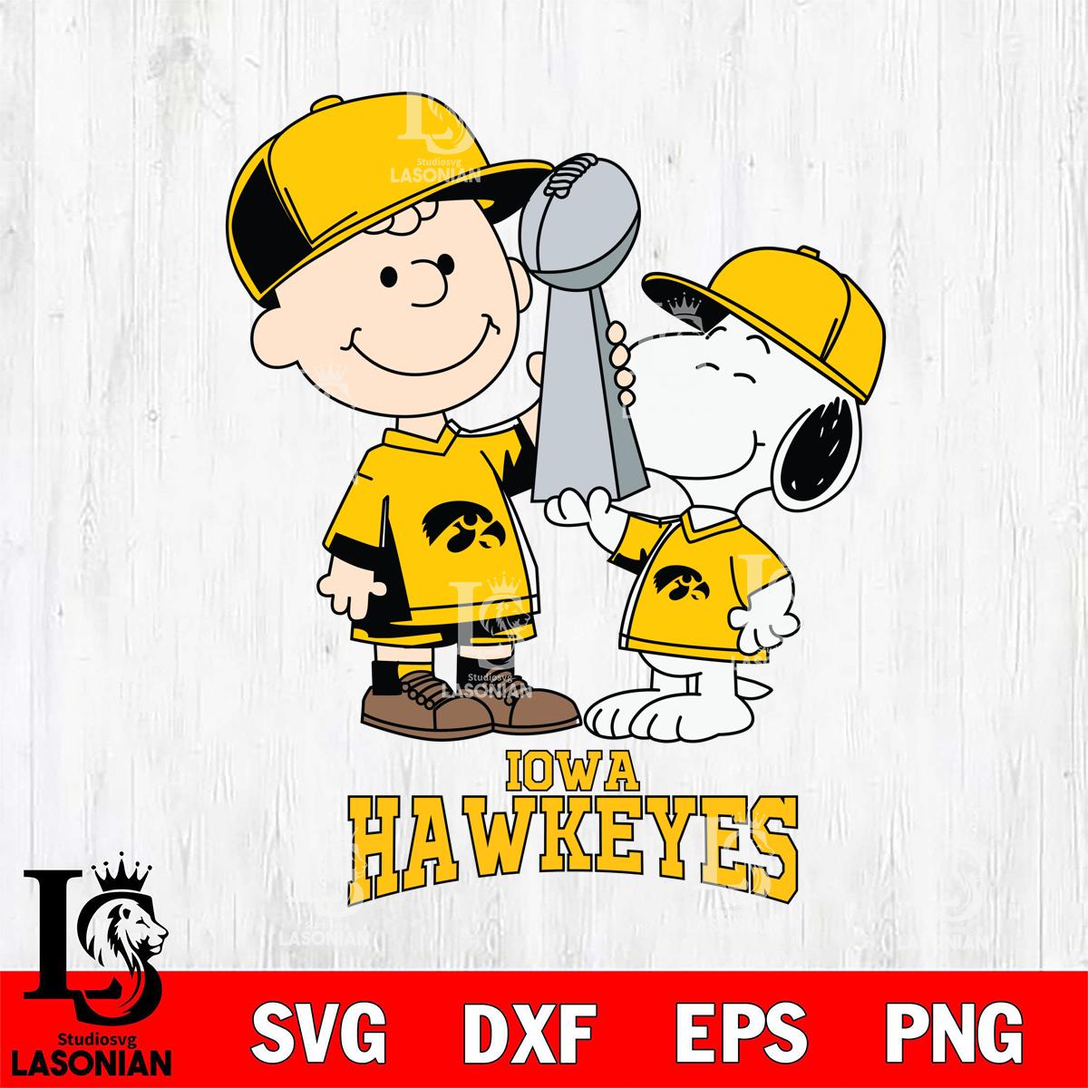 Iowa Hawkeyes Charlie Brown and Snoopy Champions – lasoniansvg