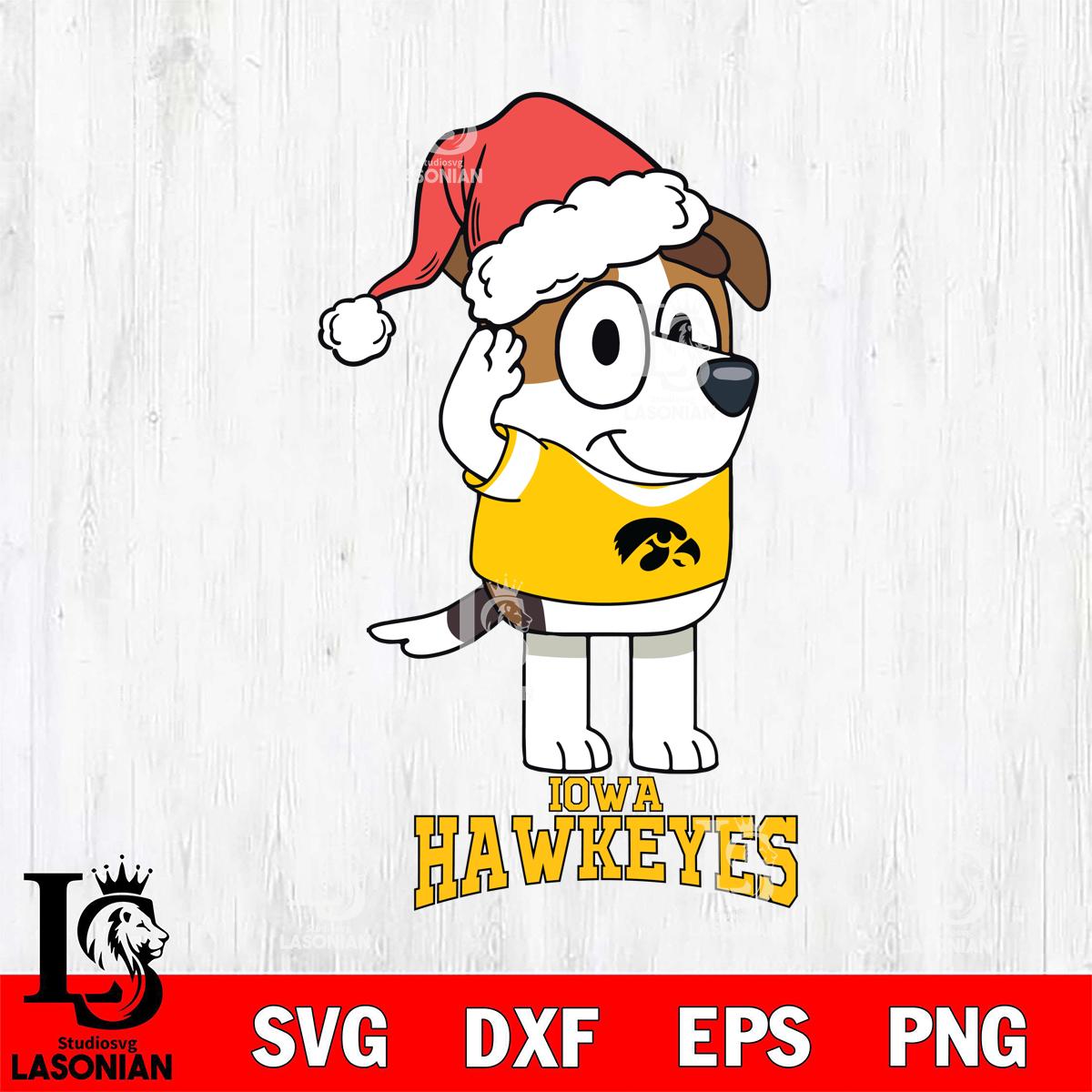 Iowa Hawkeyes Christmas Bluey Jack Sport – lasoniansvg