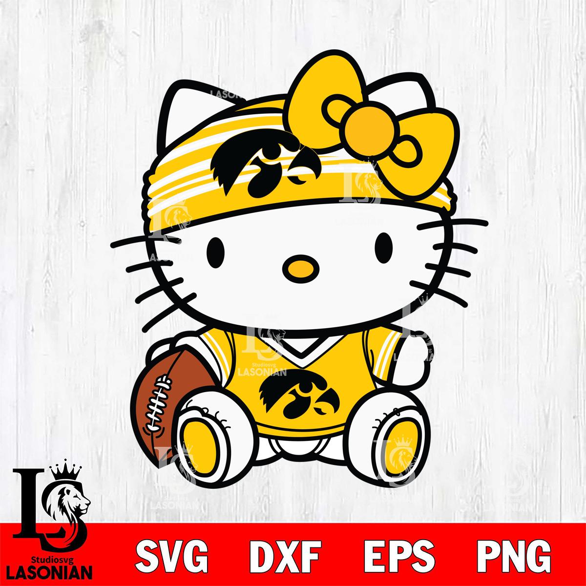 Iowa Hawkeyes Cute Hello Kitty Football 12 – lasoniansvg