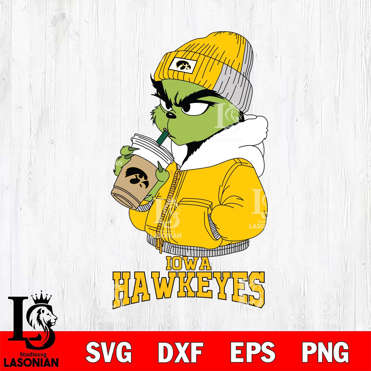 Iowa Hawkeyes Grinch Bougie Christmas – lasoniansvg