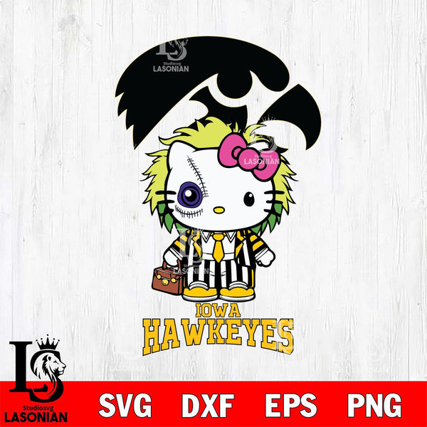 Iowa Hawkeyes Hello Kitty Horror 8 – lasoniansvg
