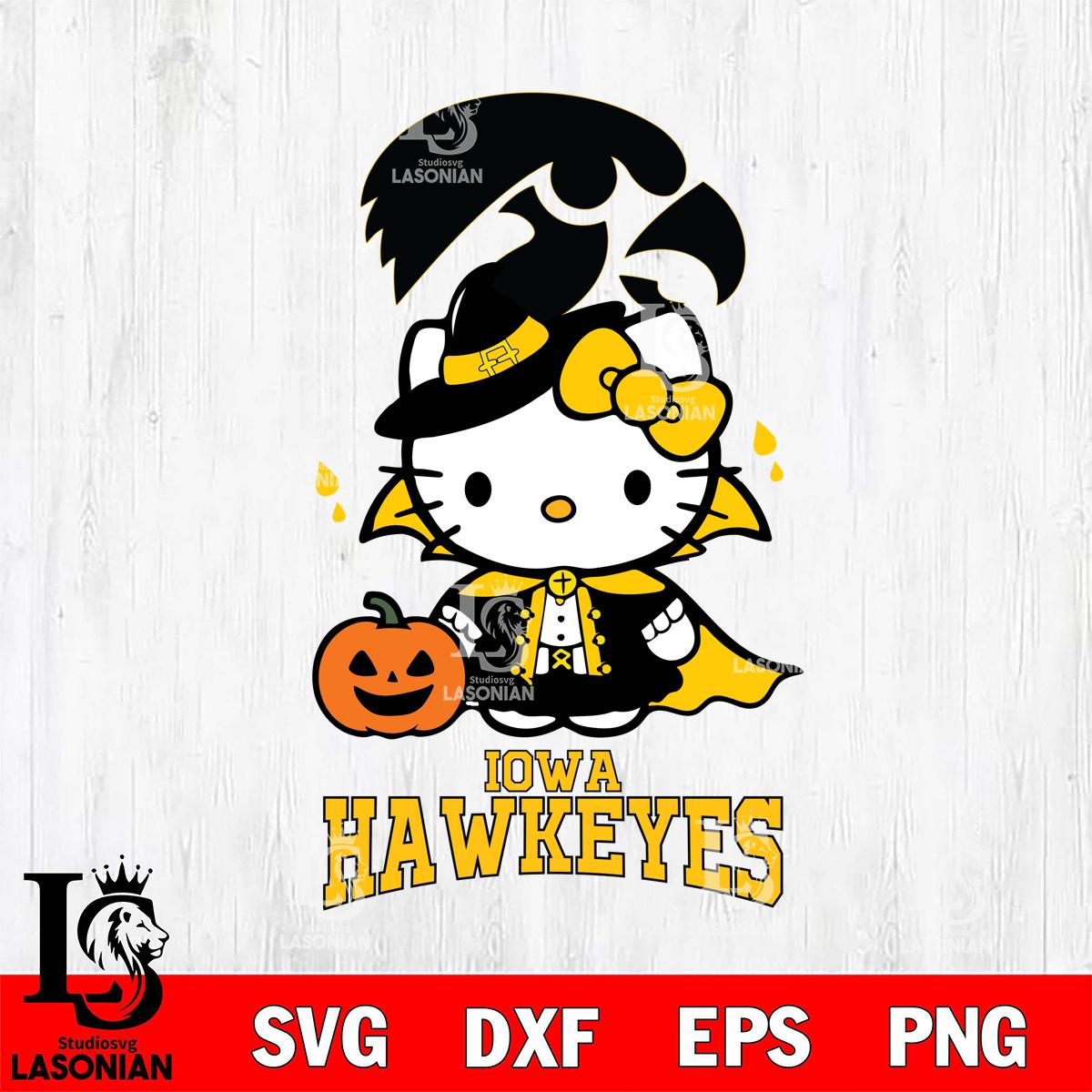 Iowa Hawkeyes Hello Kitty Horror 9 – lasoniansvg