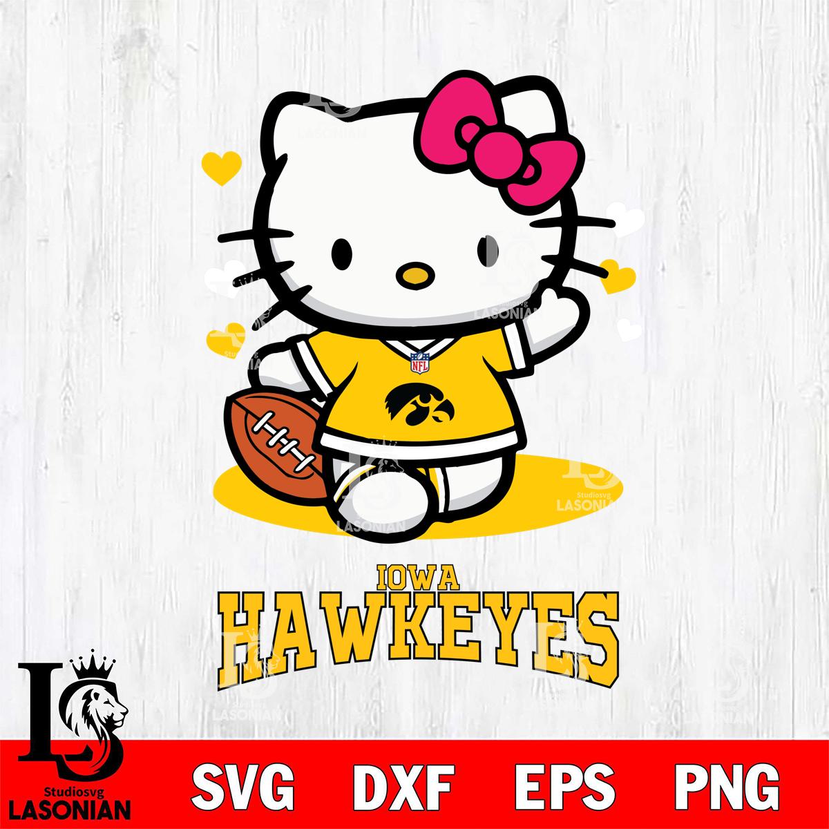 Iowa Hawkeyes Hello Kitty NCAA 3 – lasoniansvg
