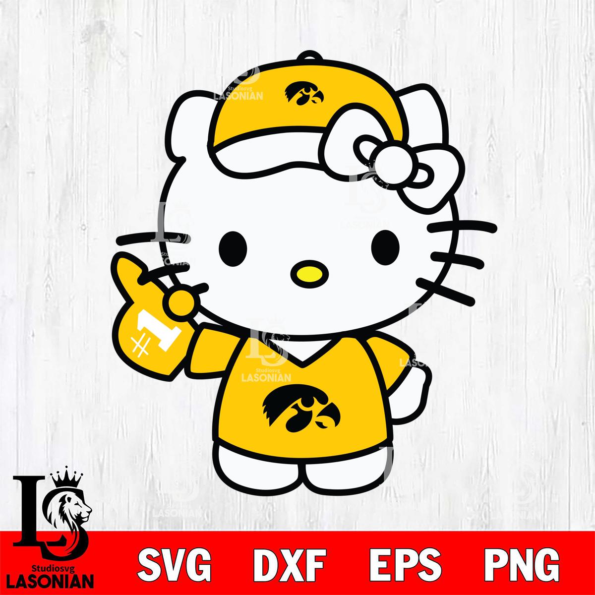 Iowa Hawkeyes Hello Kitty sport 5 – lasoniansvg