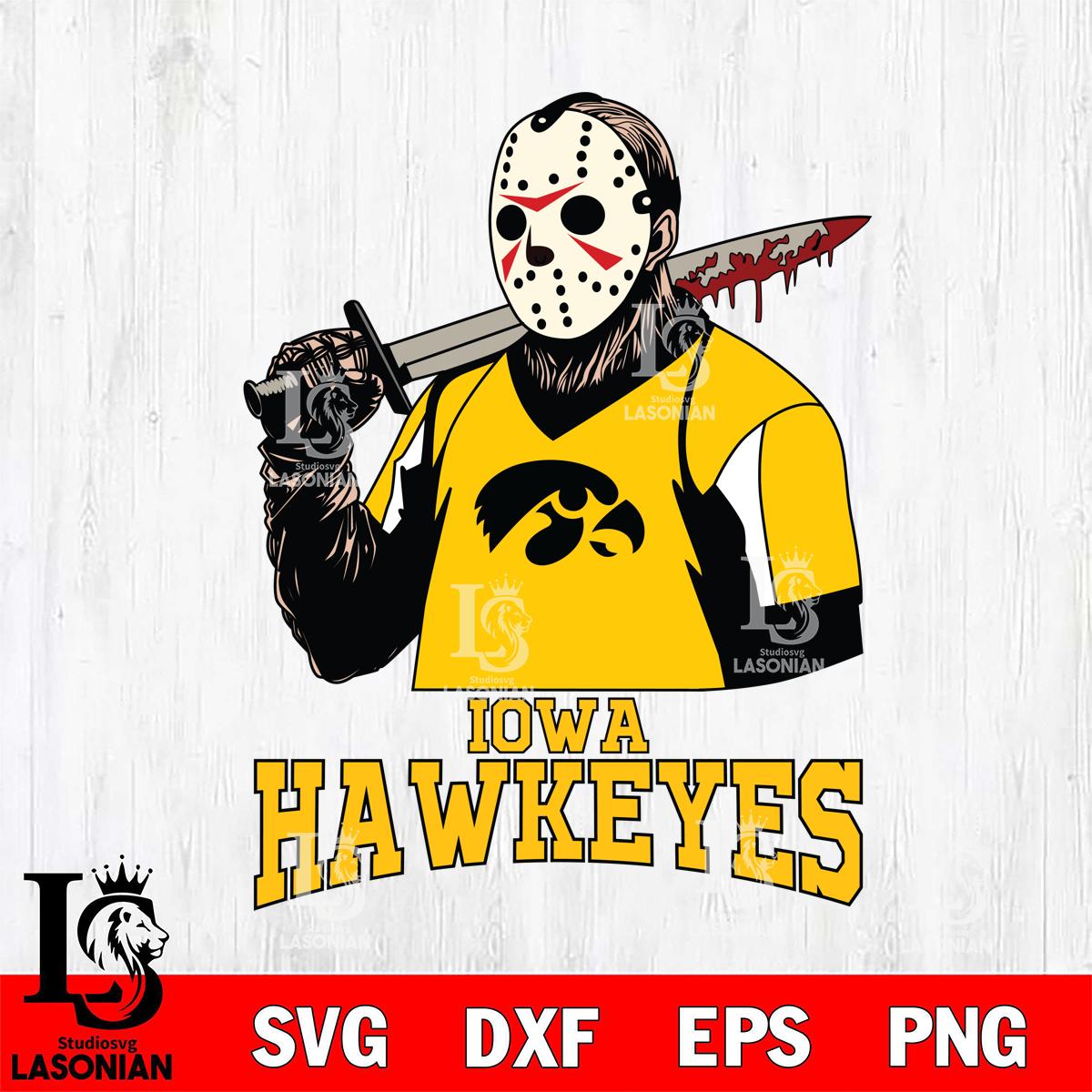 Iowa Hawkeyes Jason Voorhees 11 – lasoniansvg