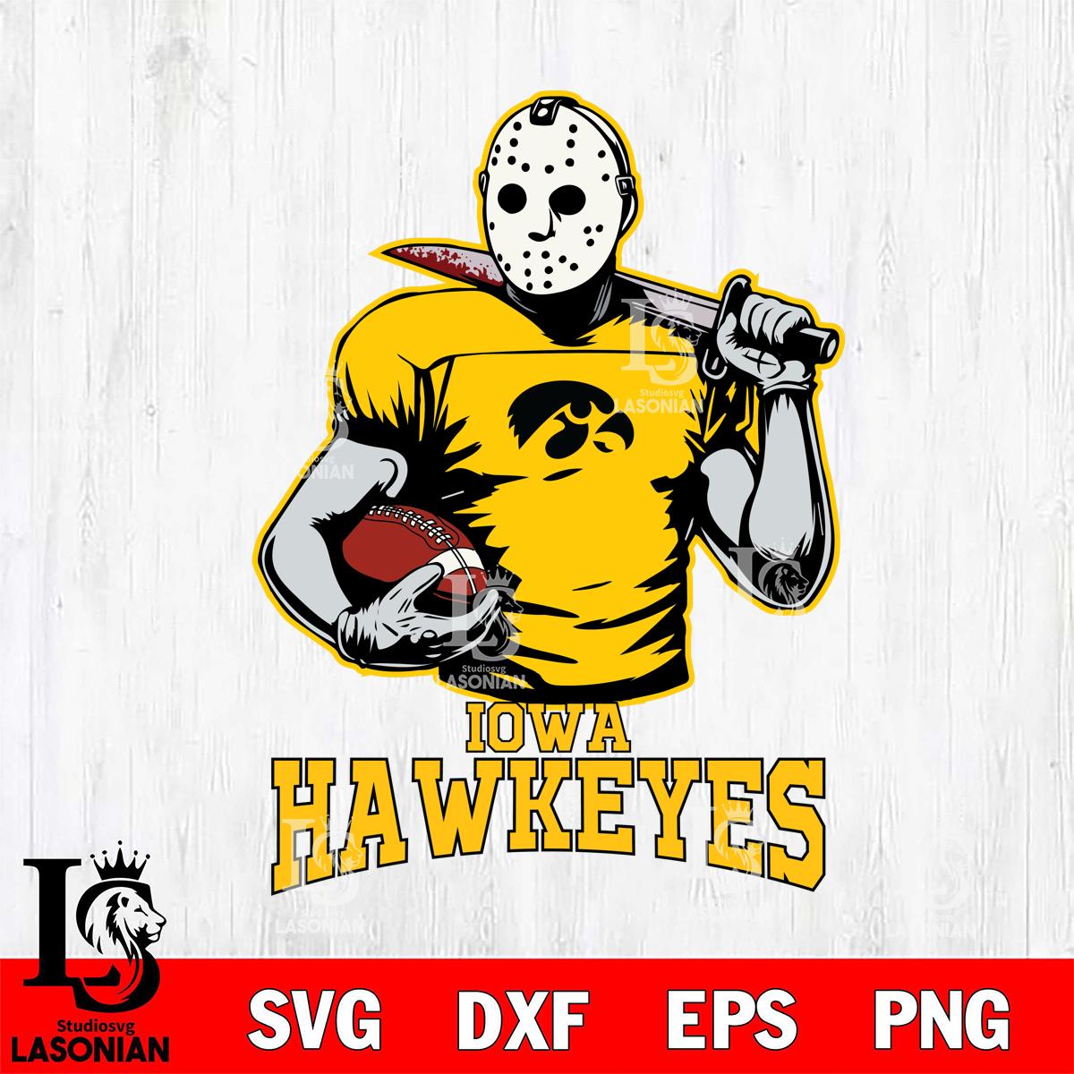 Iowa Hawkeyes Jason Voorhees 9 – lasoniansvg