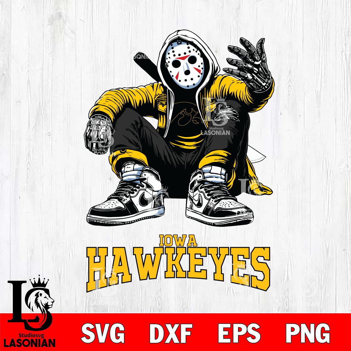 Iowa Hawkeyes Jason Voorhees Halloween SVG – lasoniansvg
