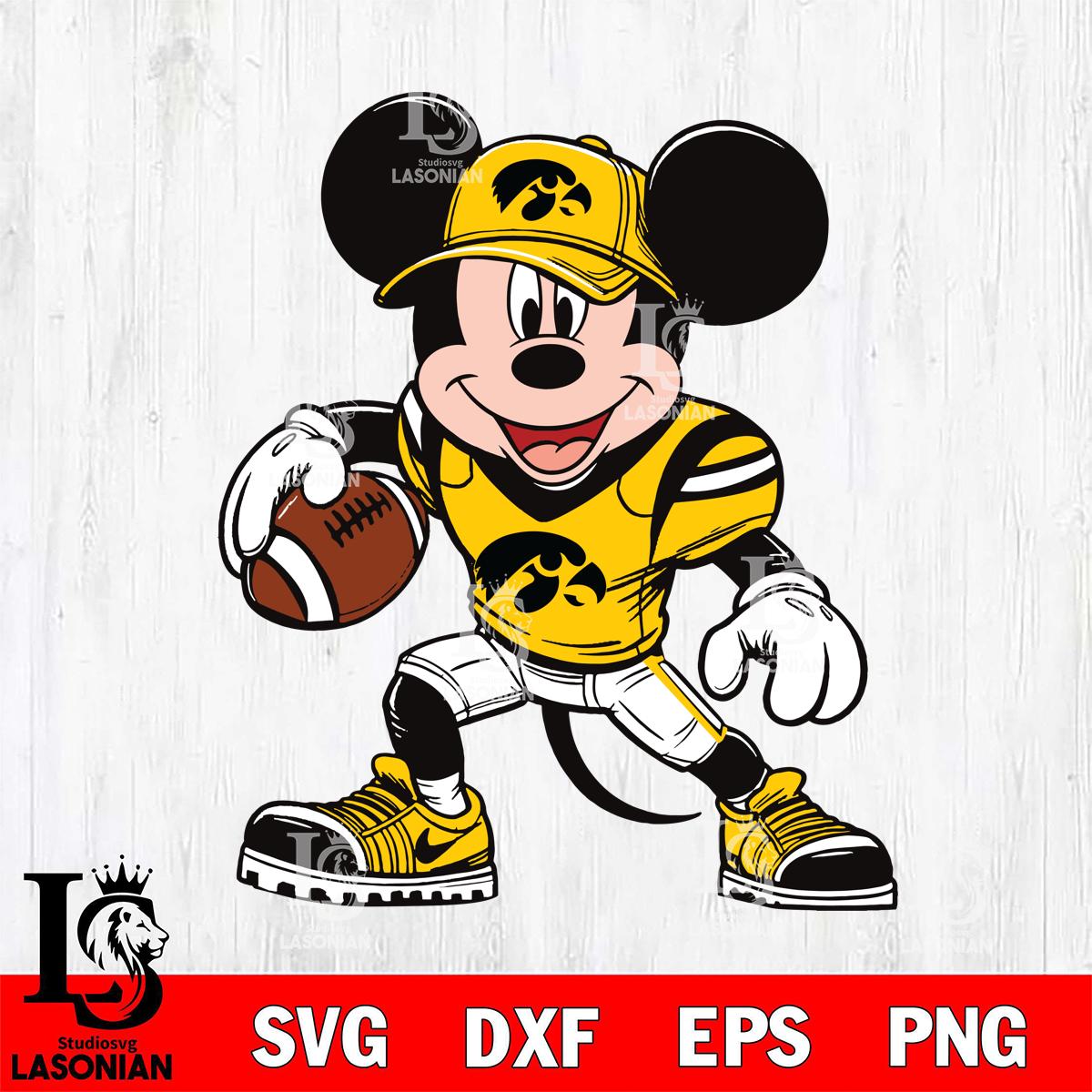 Iowa Hawkeyes Mickey Mouse – lasoniansvg