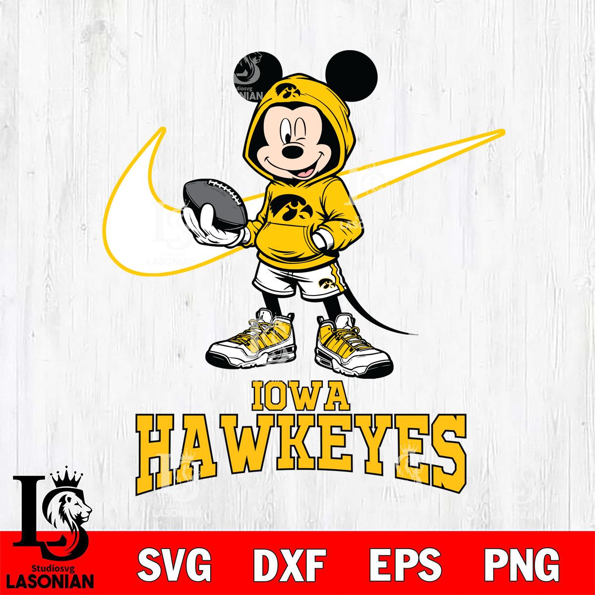 Iowa Hawkeyes Mikey Mouse Disney NIKE – lasoniansvg