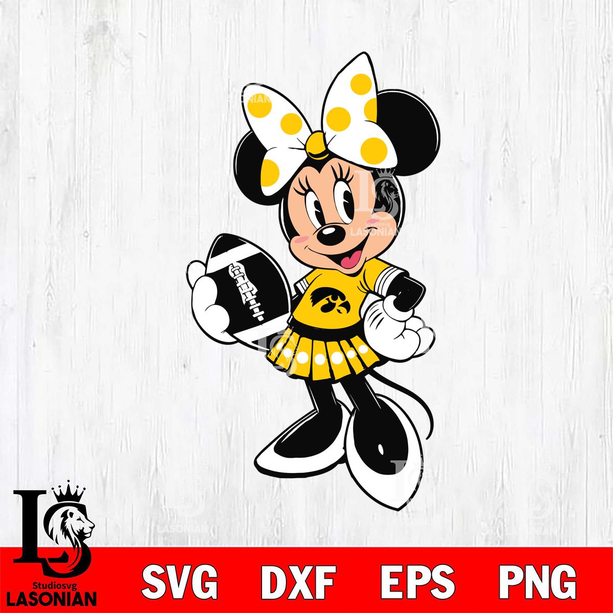 Iowa Hawkeyes Minnie Mouse – lasoniansvg