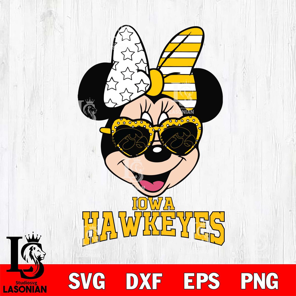 Iowa Hawkeyes Minnie Mouse Love 2 – lasoniansvg