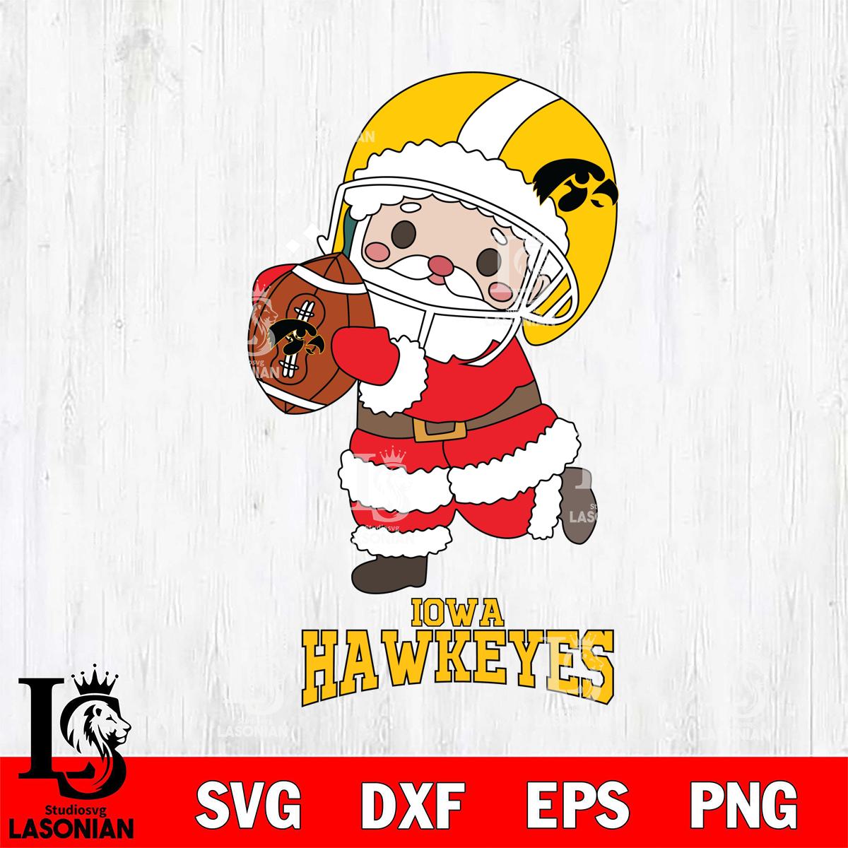 Iowa Hawkeyes Santa Claus Cute – lasoniansvg