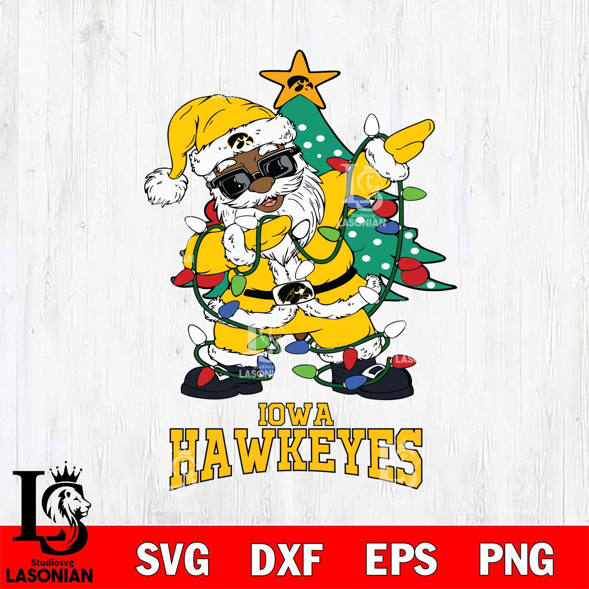 Iowa Hawkeyes Santa Claus Ugly Christmas – lasoniansvg