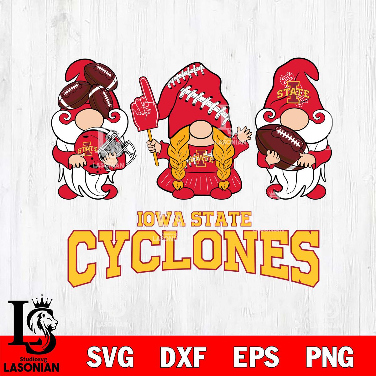 Iowa State Cyclones 3 Gnomes Football – lasoniansvg