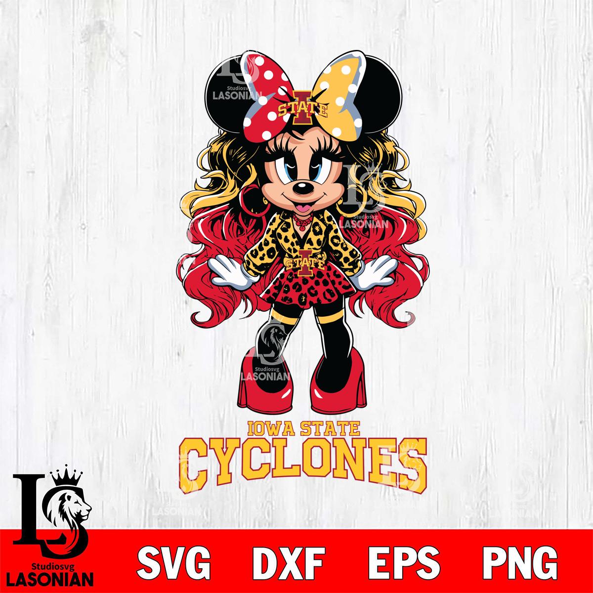 Iowa State Cyclones Beauty Minnie Mouse – lasoniansvg
