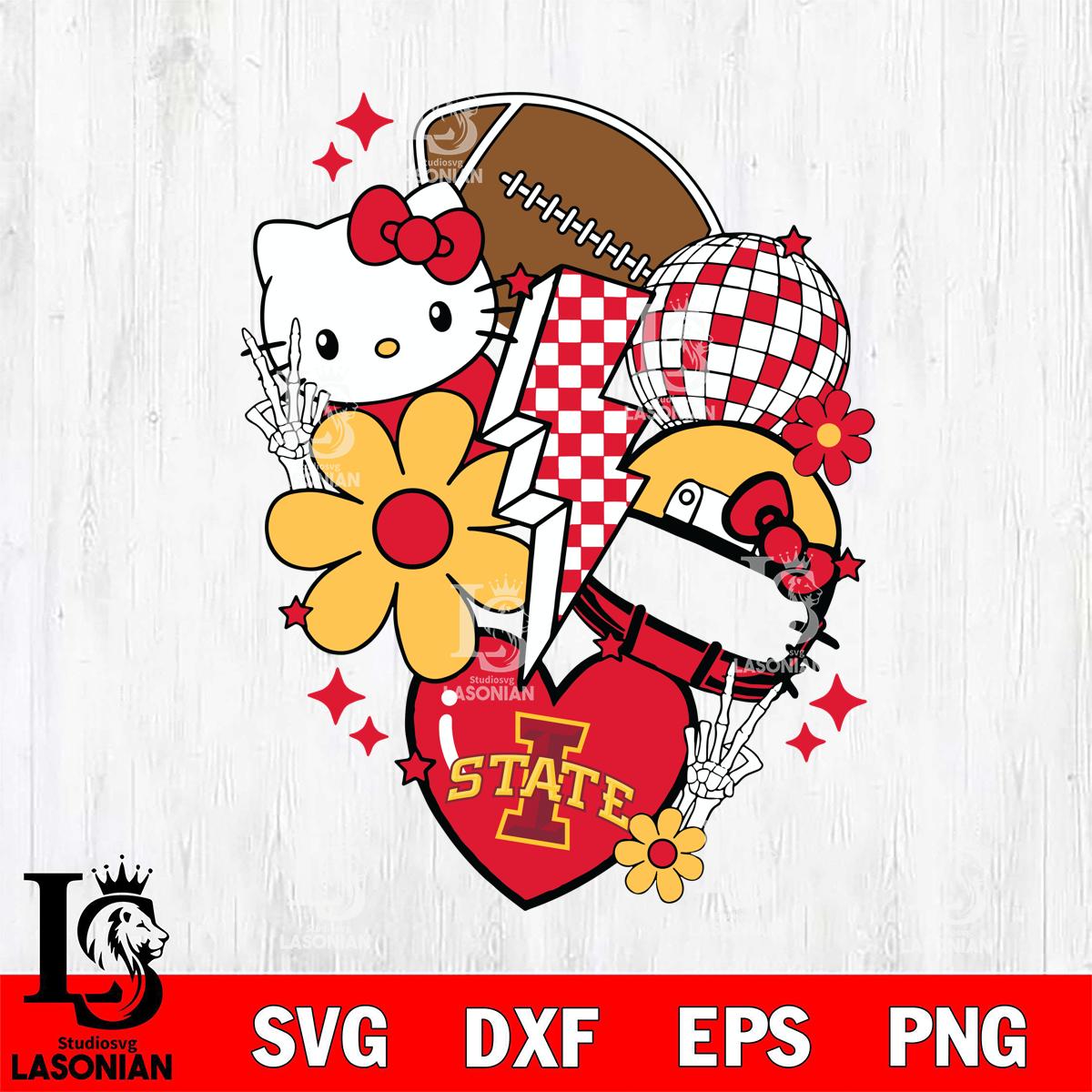 Iowa State Cyclones Hello Kitty NCAA 2 – lasoniansvg