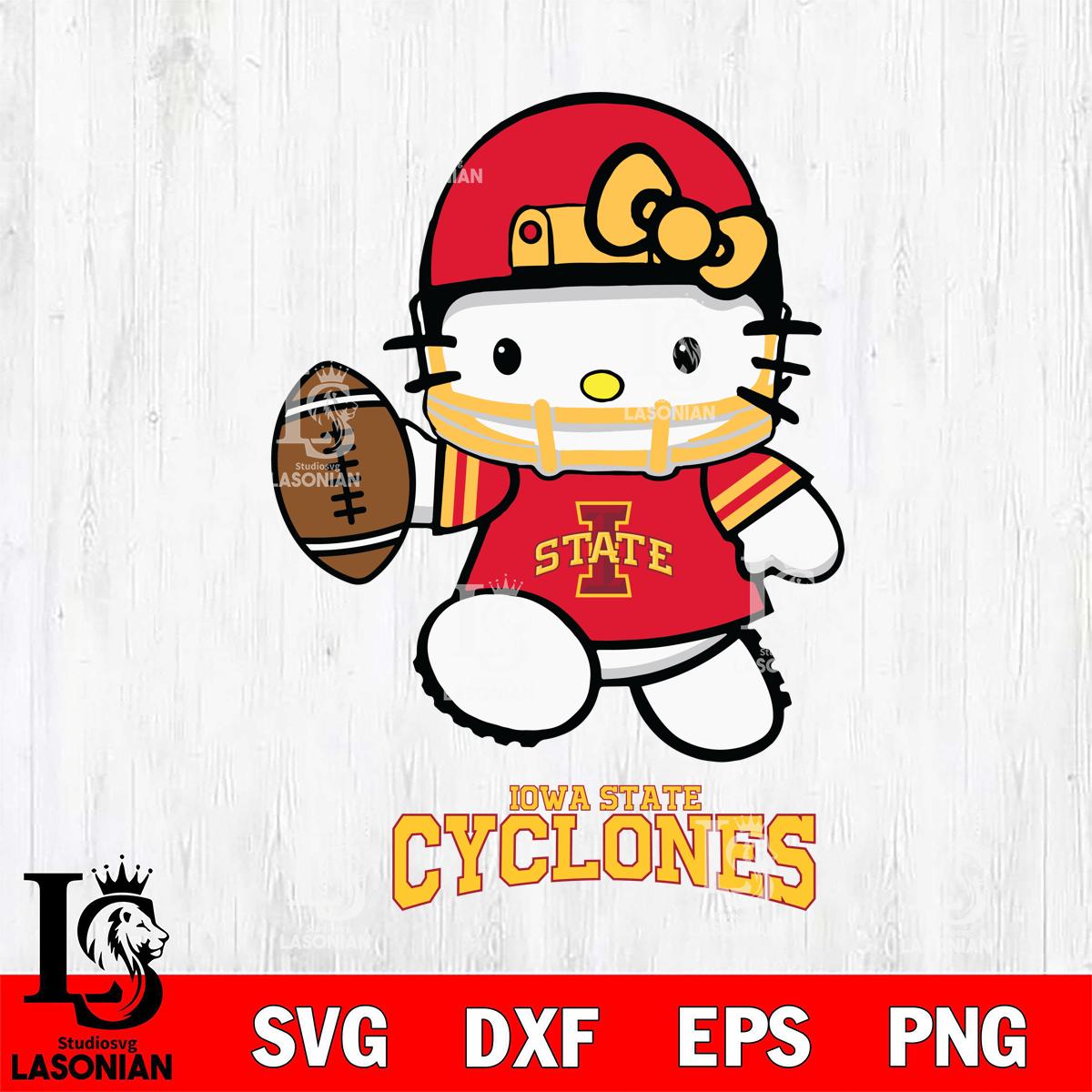 Iowa State Cyclones Hello Kitty NCAA 4 – lasoniansvg