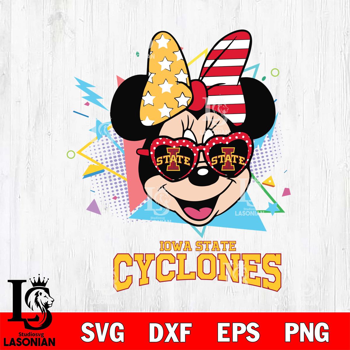 Iowa State Cyclones Minnie Mouse Love Sport – lasoniansvg