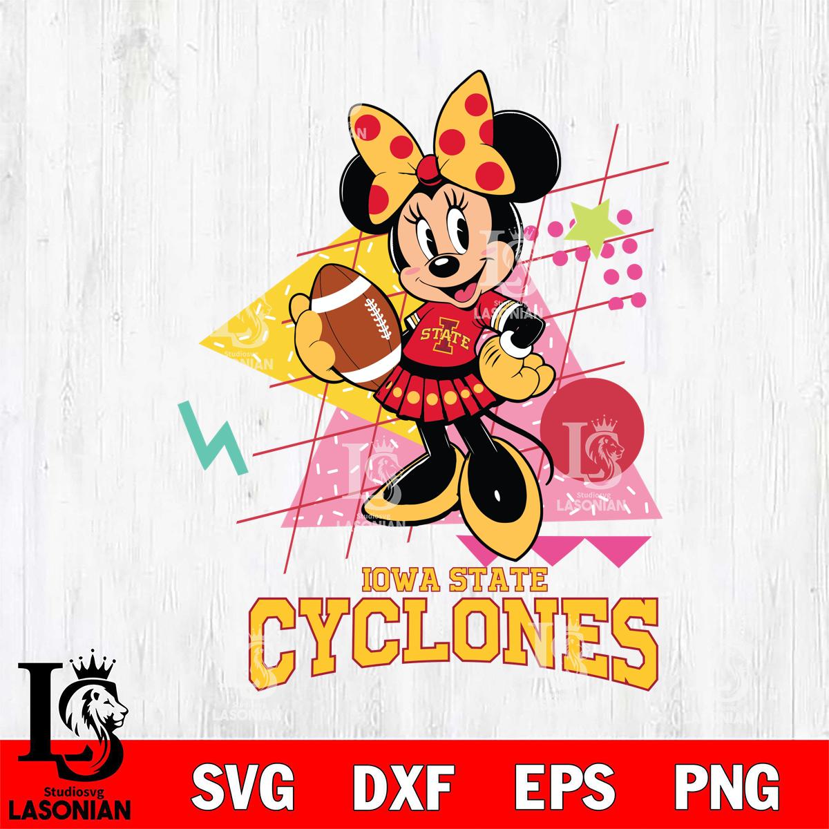 Iowa State Cyclones Minnie Mouse Sport – lasoniansvg