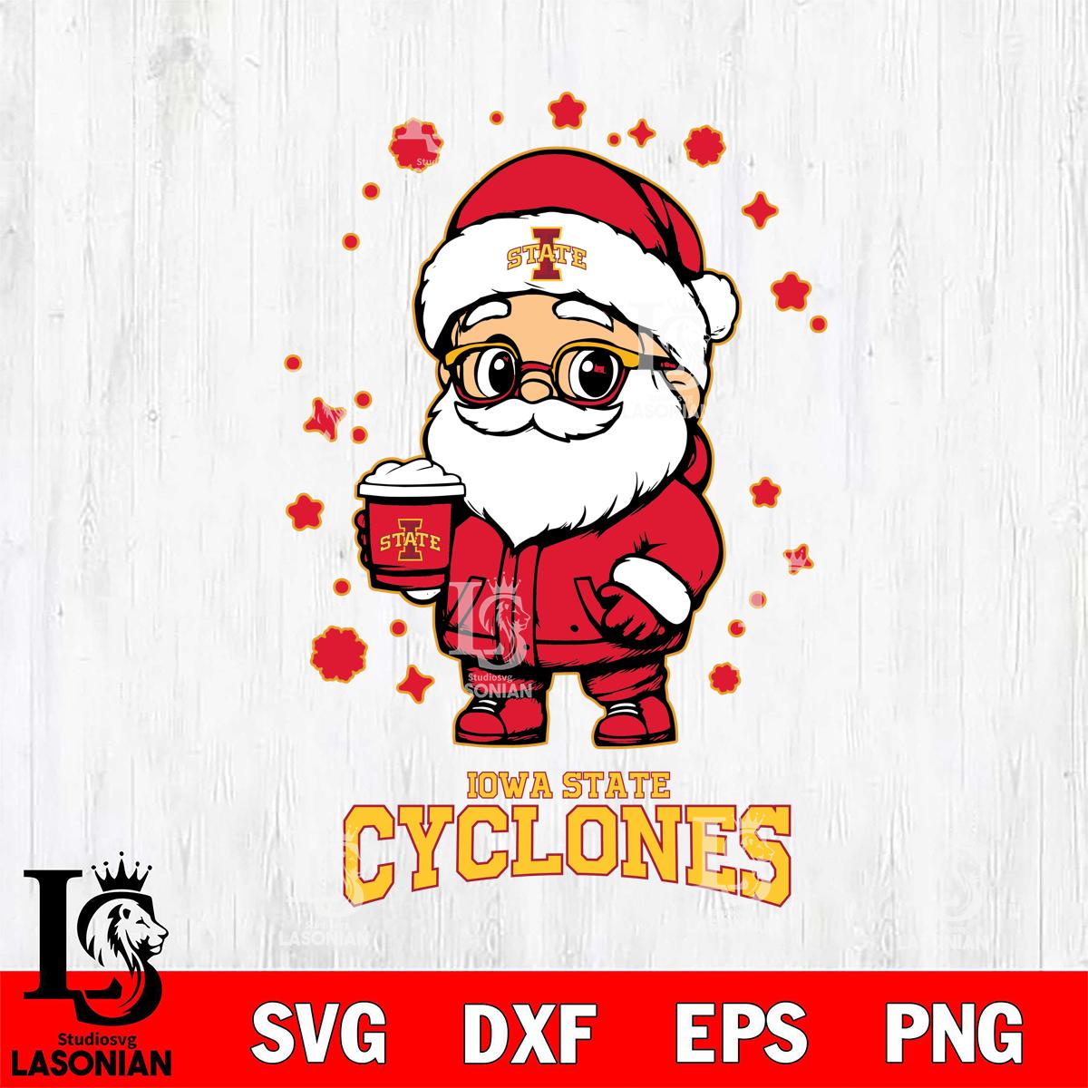 Iowa State Cyclones Santa Claus Coffe – lasoniansvg