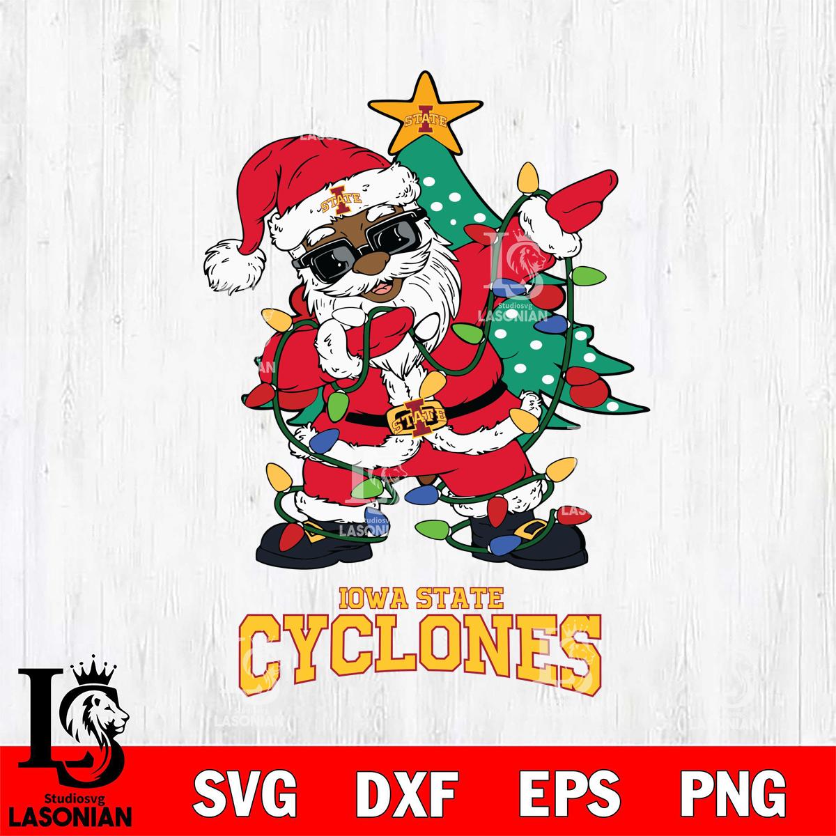 Iowa State Cyclones Santa Claus Ugly Christmas – lasoniansvg