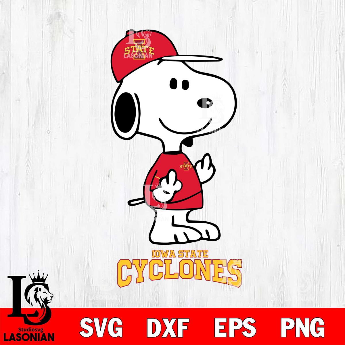 Iowa State Cyclones Snoopy Sport 8 – lasoniansvg