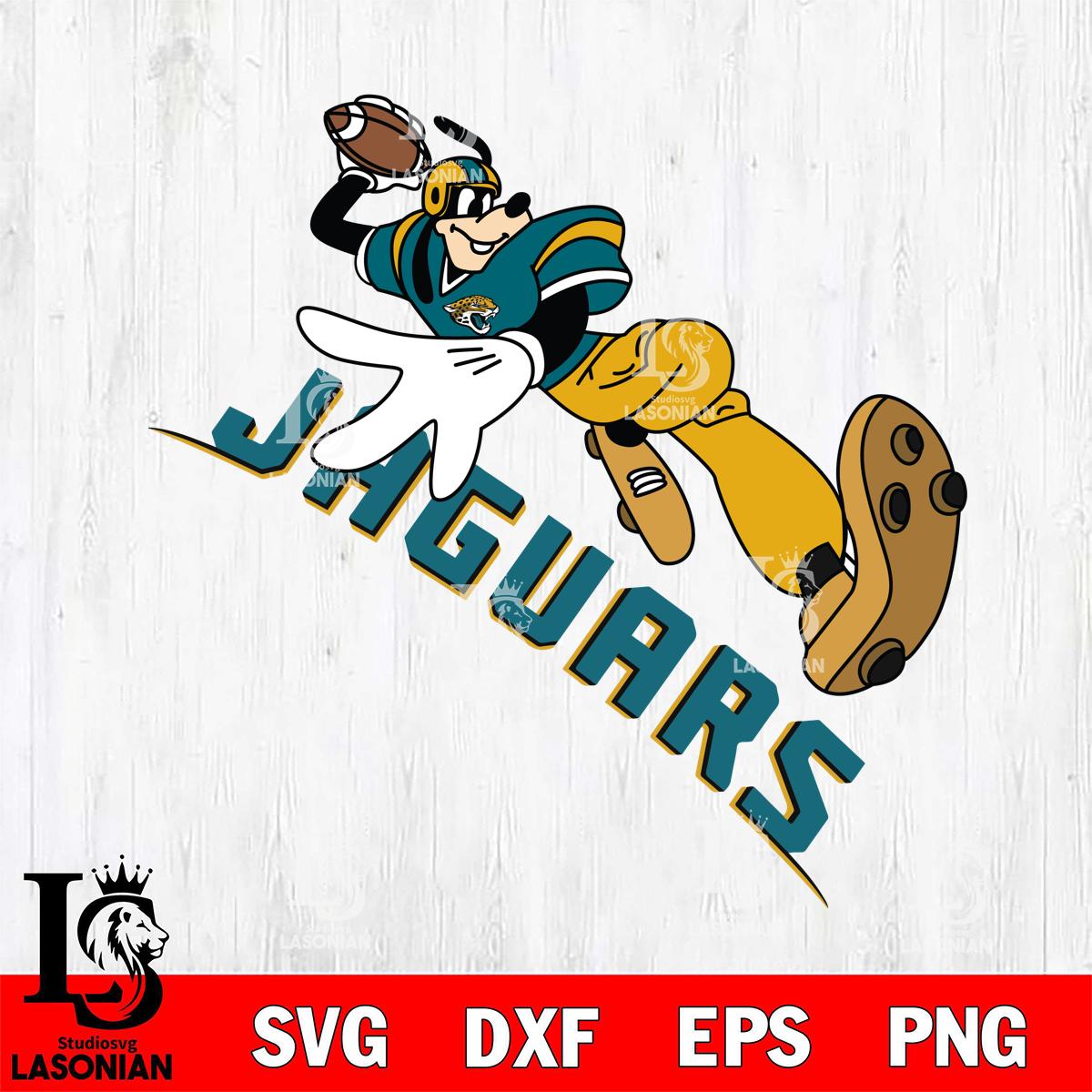 Jacksonville Jaguars Goofy rugby player – lasoniansvg