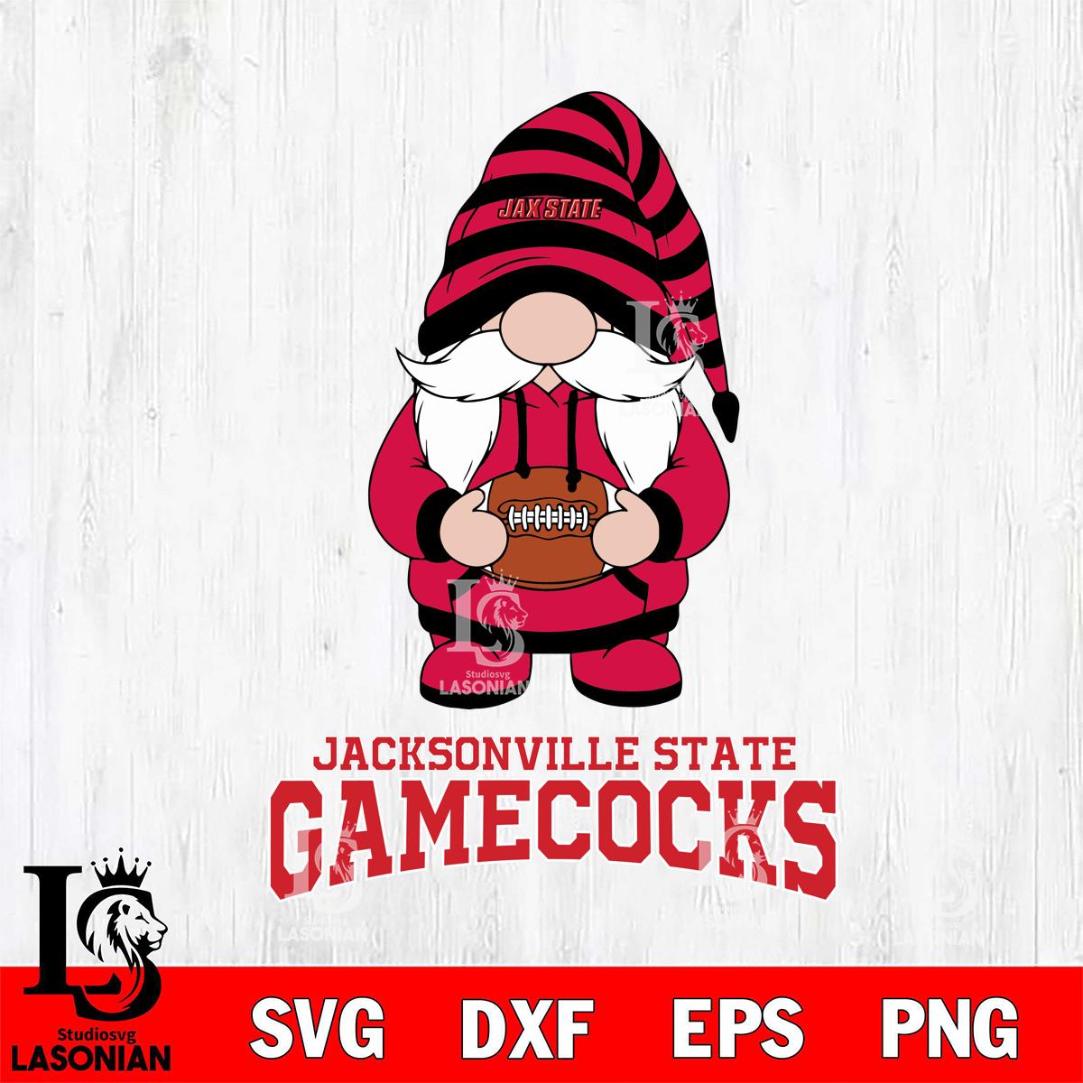 Jacksonville State Gamecocks Gnome Football – lasoniansvg
