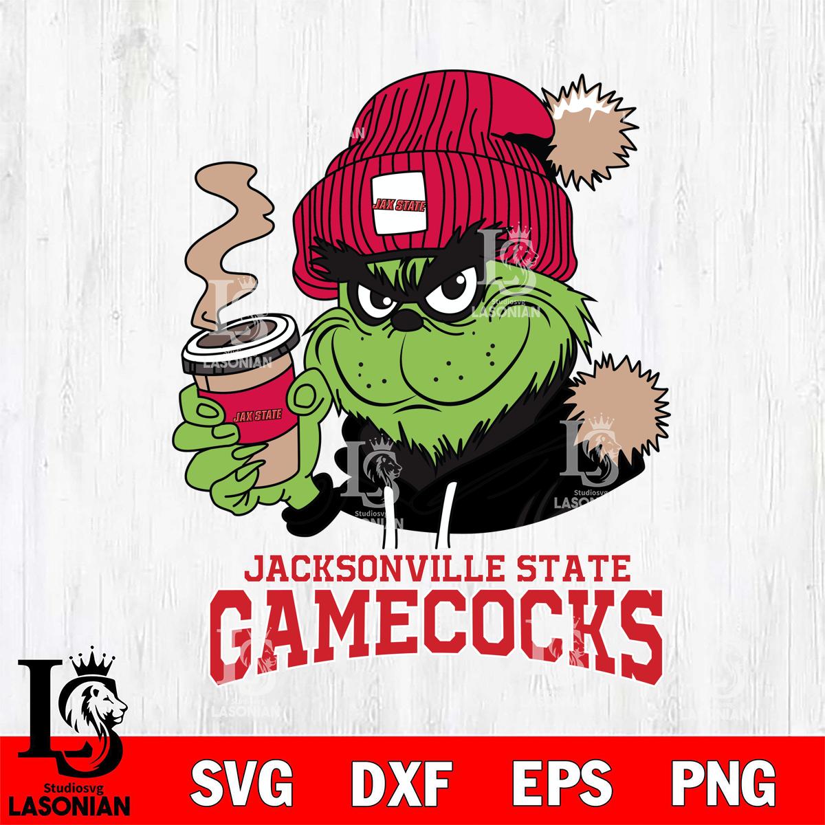 Jacksonville State Gamecocks Grinch Cofffe Hoodie – lasoniansvg