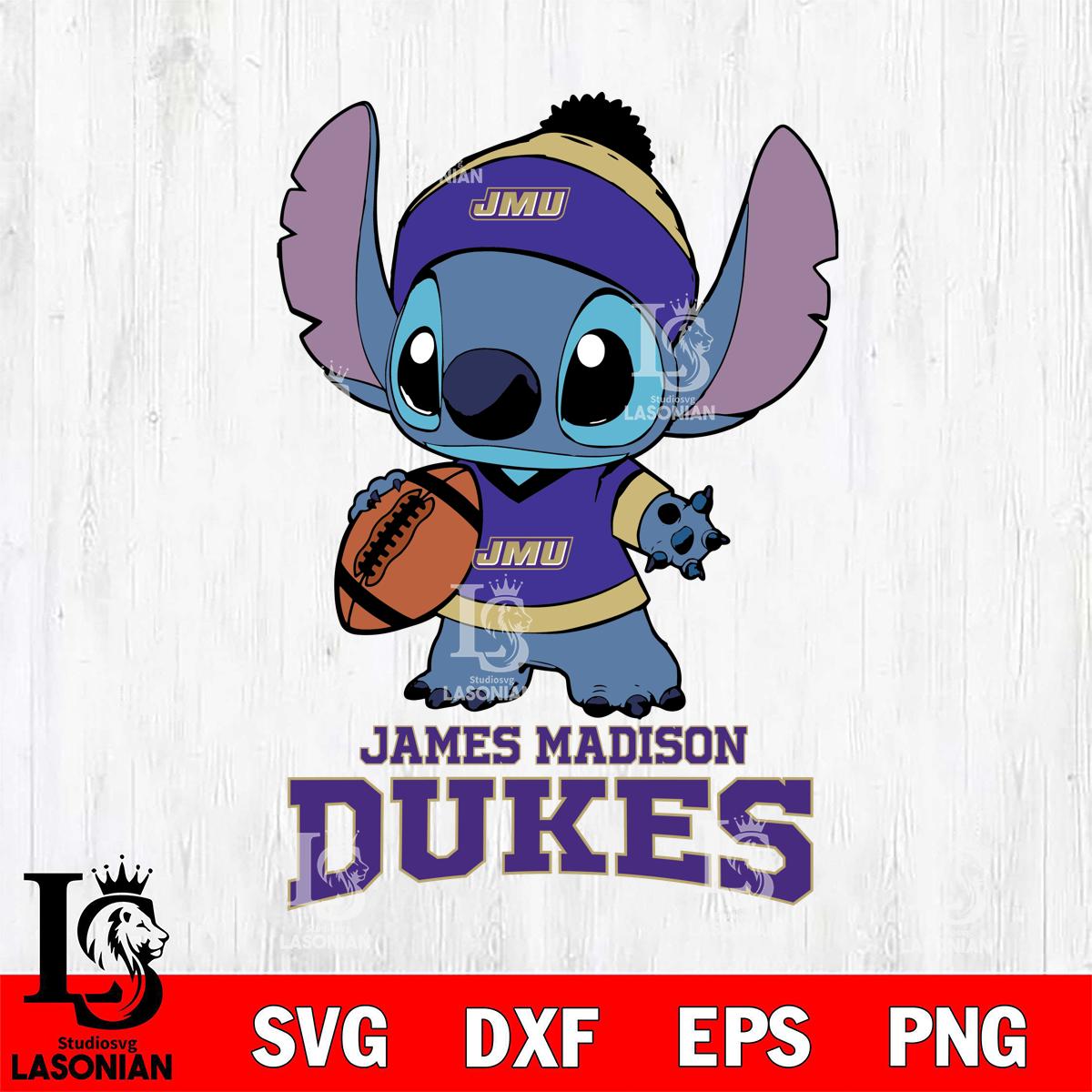 James Madison Dukes Stitch Disney – lasoniansvg
