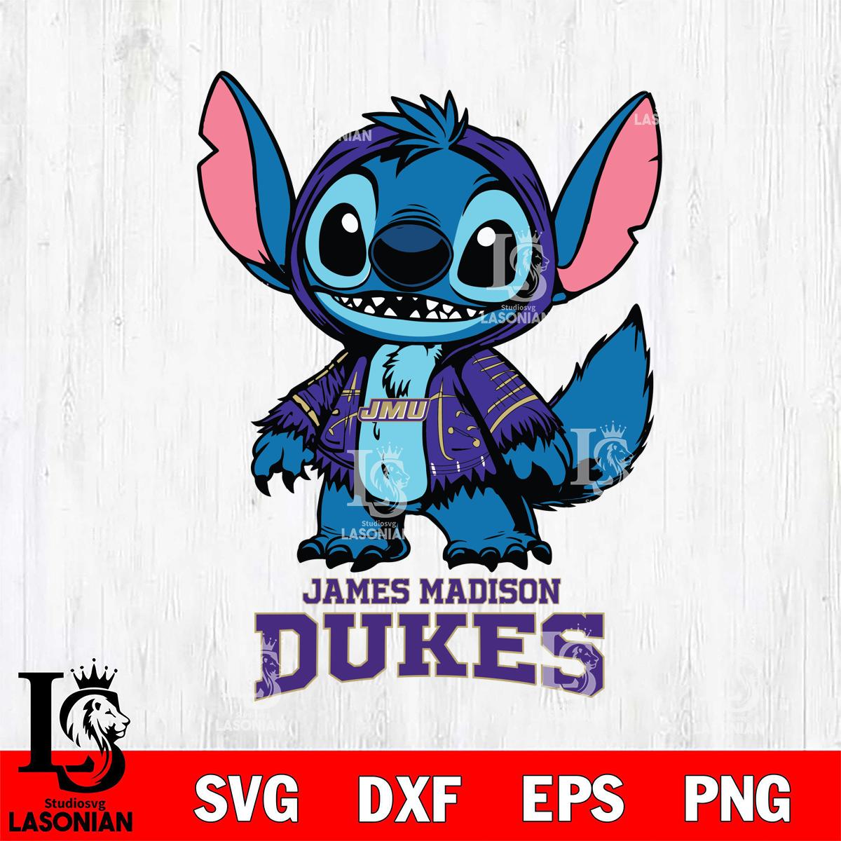 James Madison Dukes Stitch Halloween – lasoniansvg