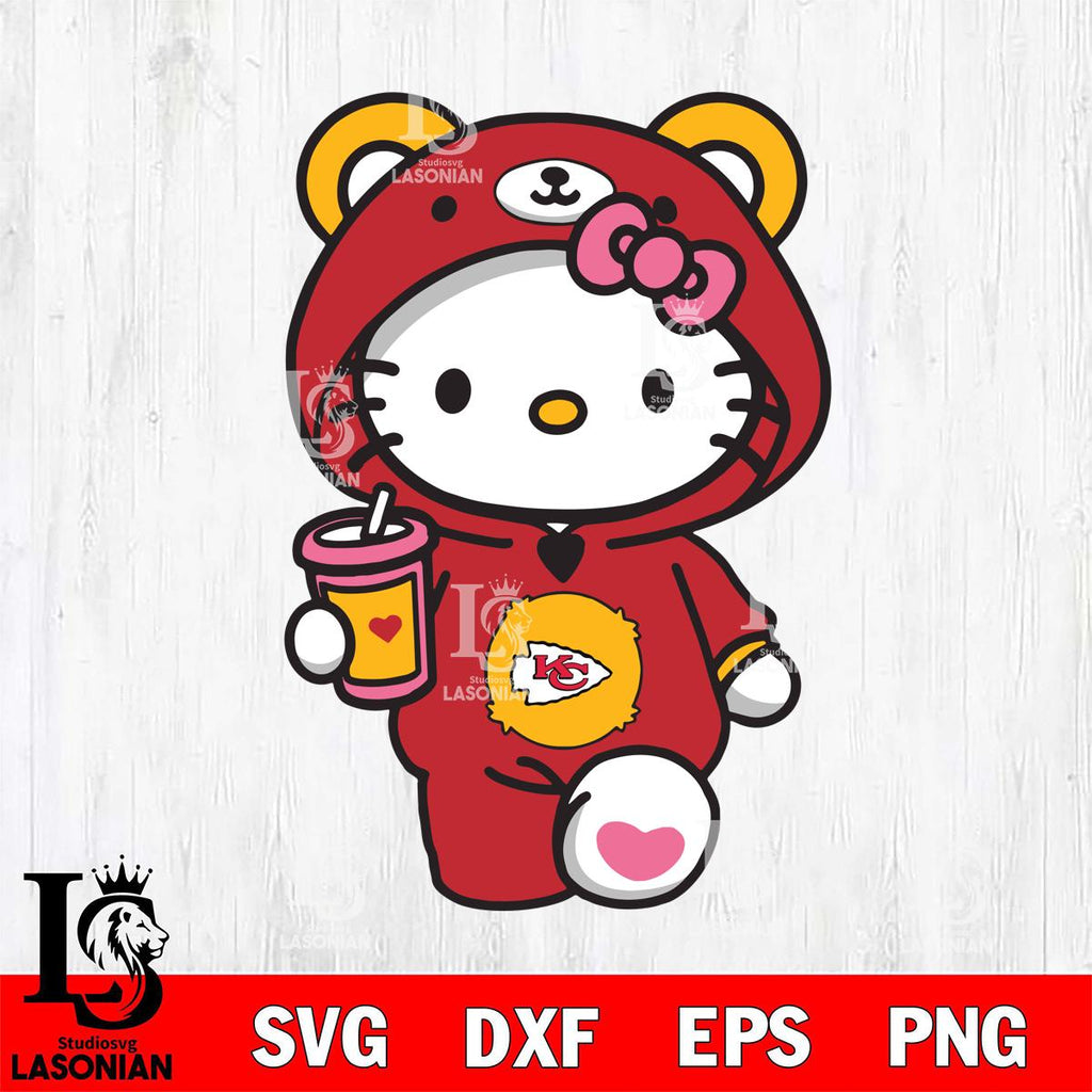 Kansas City Chiefs Cute Hello Kitty – lasoniansvg
