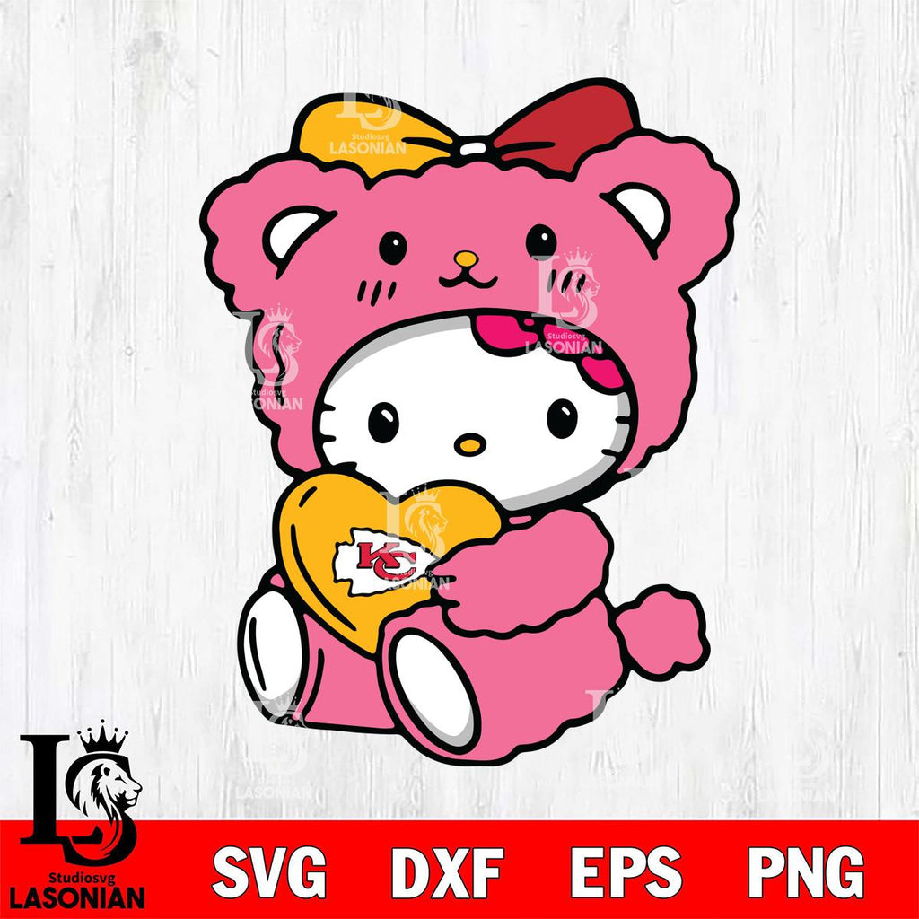 Kansas City Chiefs Cute Hello Kitty 3 – lasoniansvg