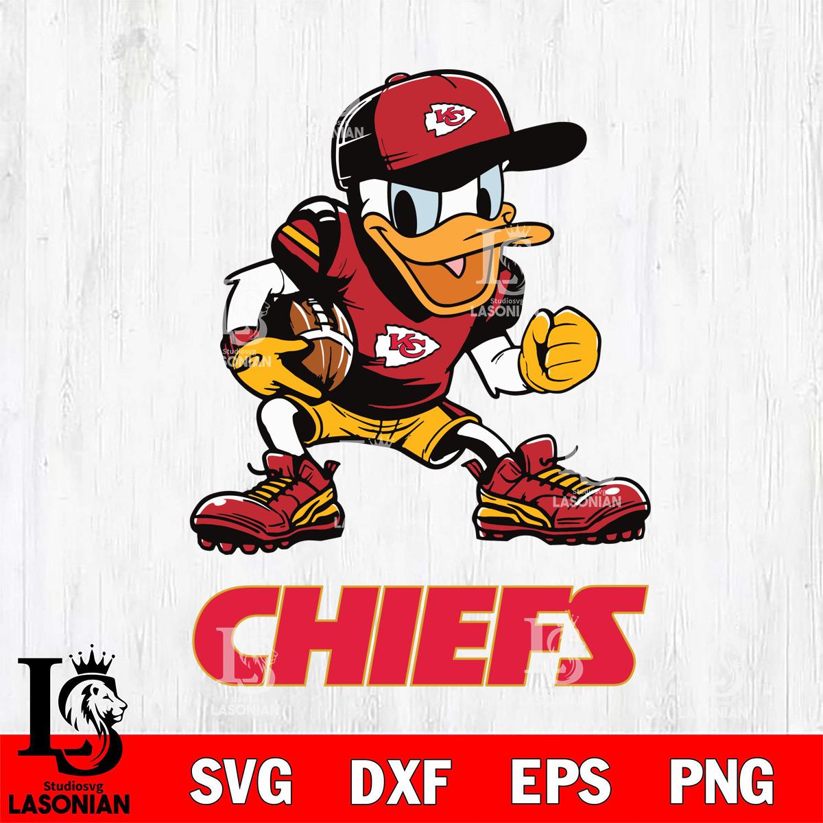 Kansas City Chiefs Donal Duck Disney – lasoniansvg