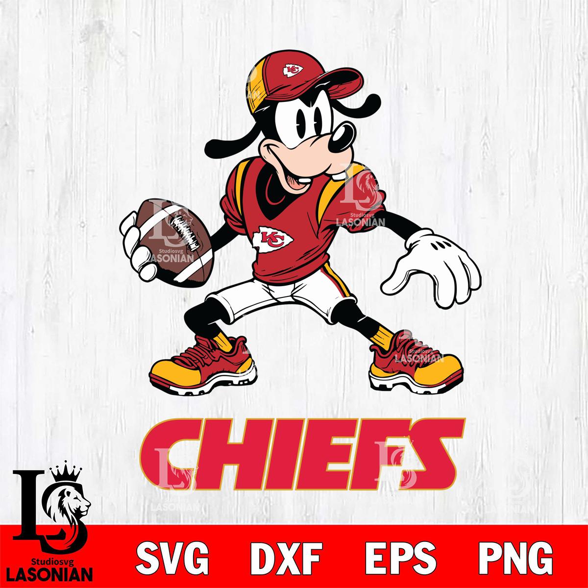 Kansas City Chiefs Goofy Disney – lasoniansvg