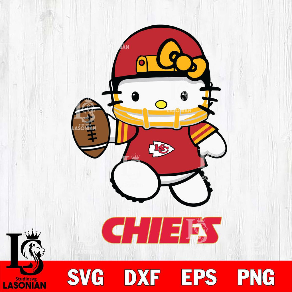 Kansas City Chiefs Hello Kitty Nfl 4 – lasoniansvg
