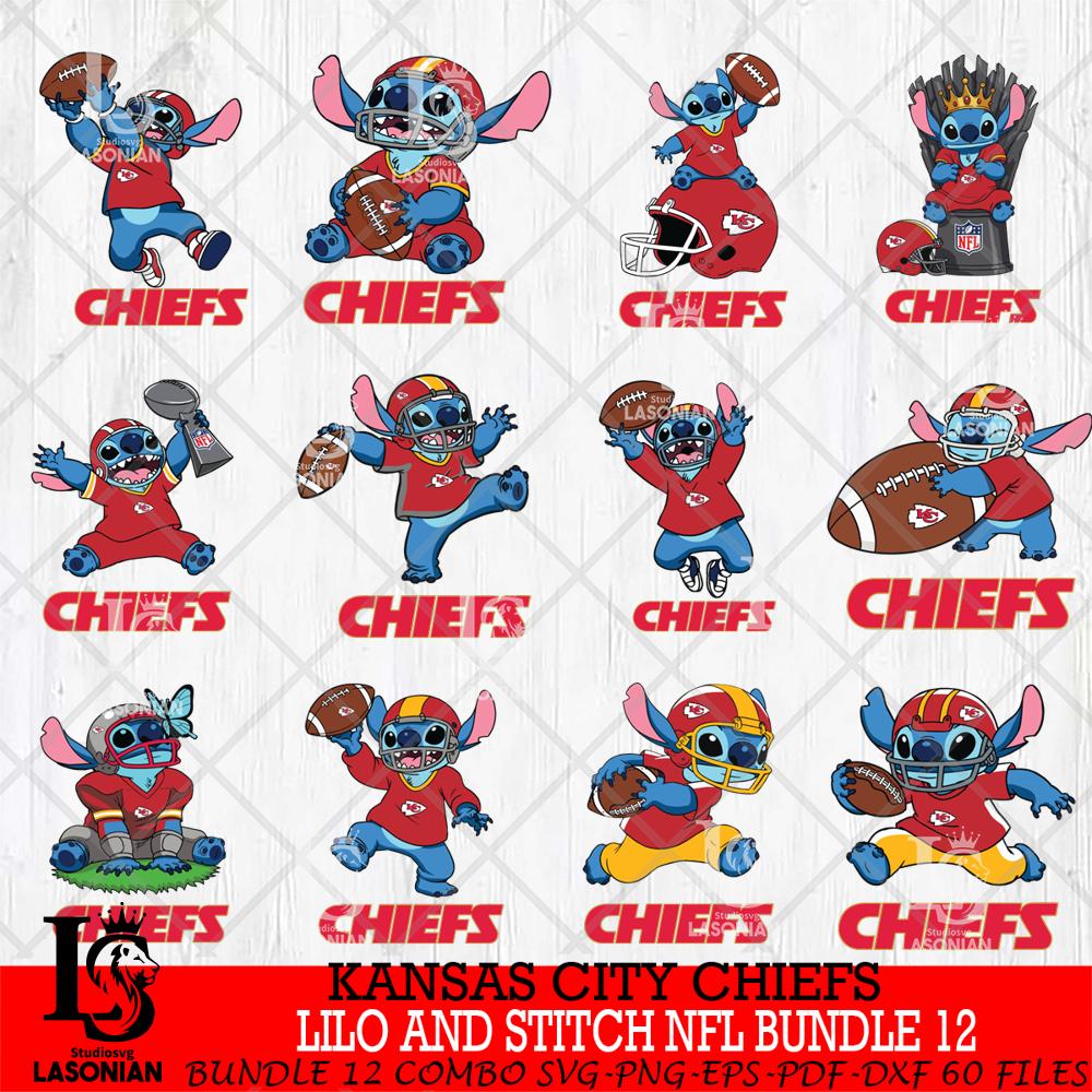Kansas City Chiefs Lilo and stitch Sport NFL Bundle 12 – lasoniansvg
