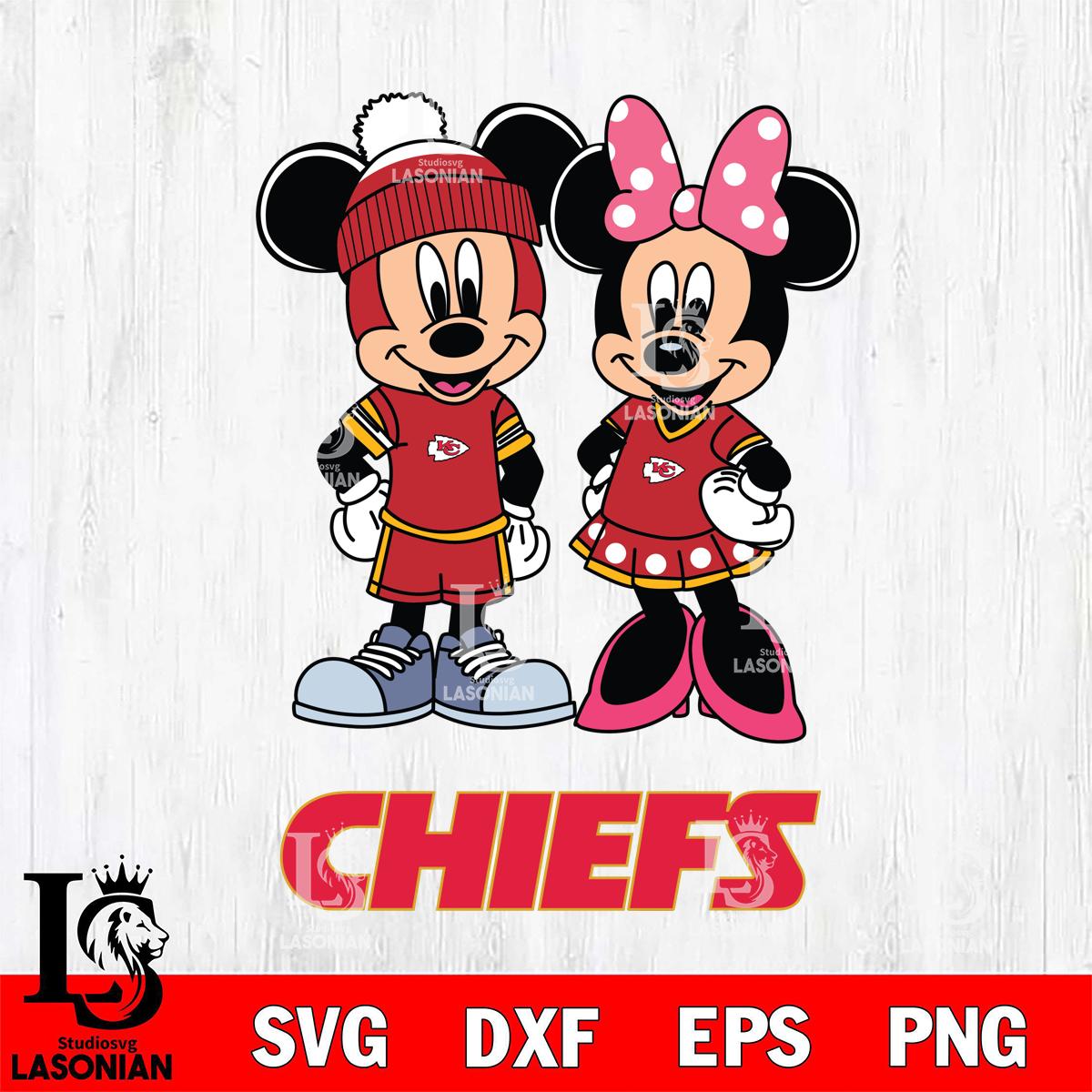 Kansas City Chiefs Mickey Minnie Mouse Pink – lasoniansvg