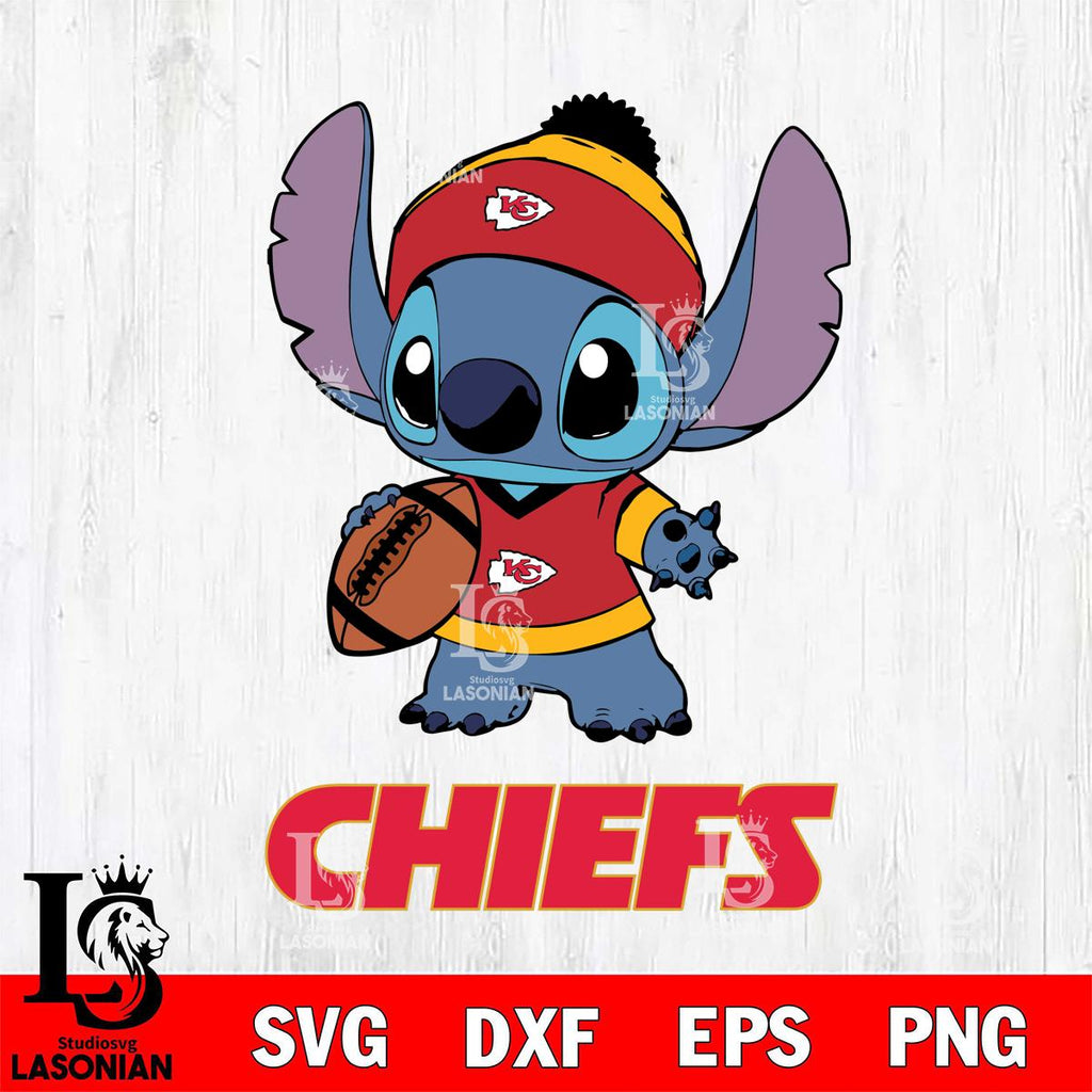 Kansas City Chiefs Stitch Disney – lasoniansvg