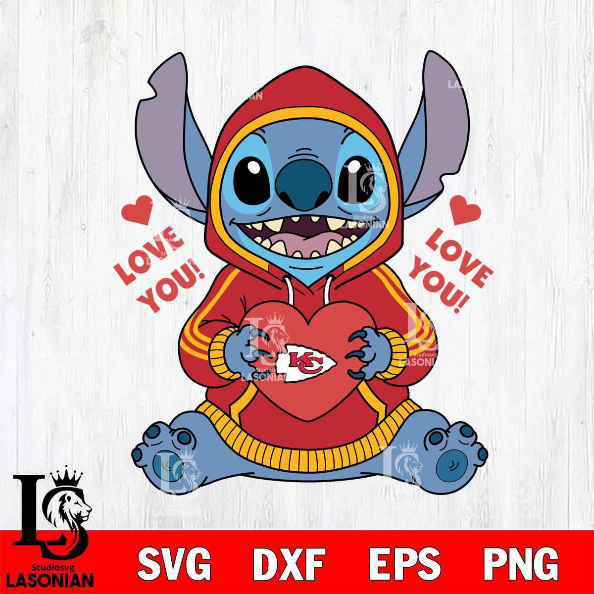 Kansas City Chiefs Stitch Love You – lasoniansvg