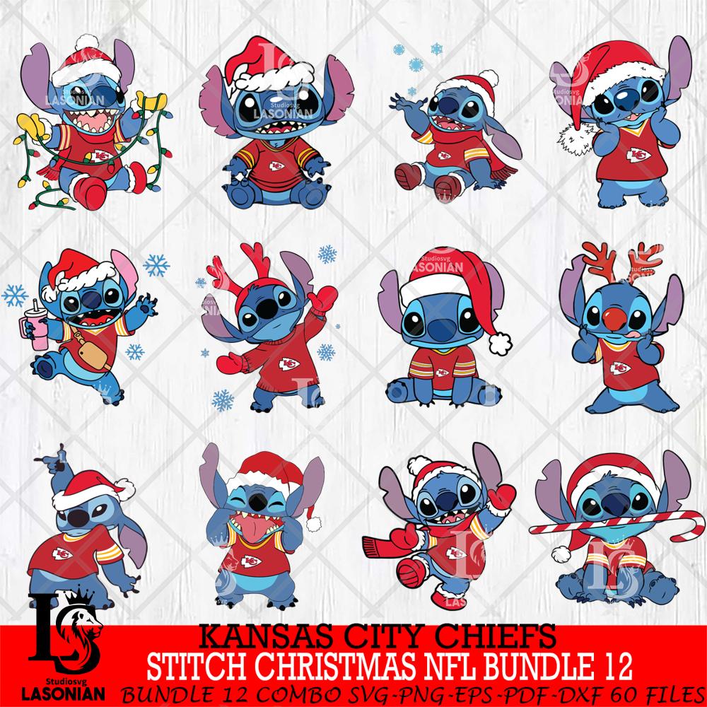 Kansas City Chiefs Stitch Christmas NFL Bundle 12 – lasoniansvg