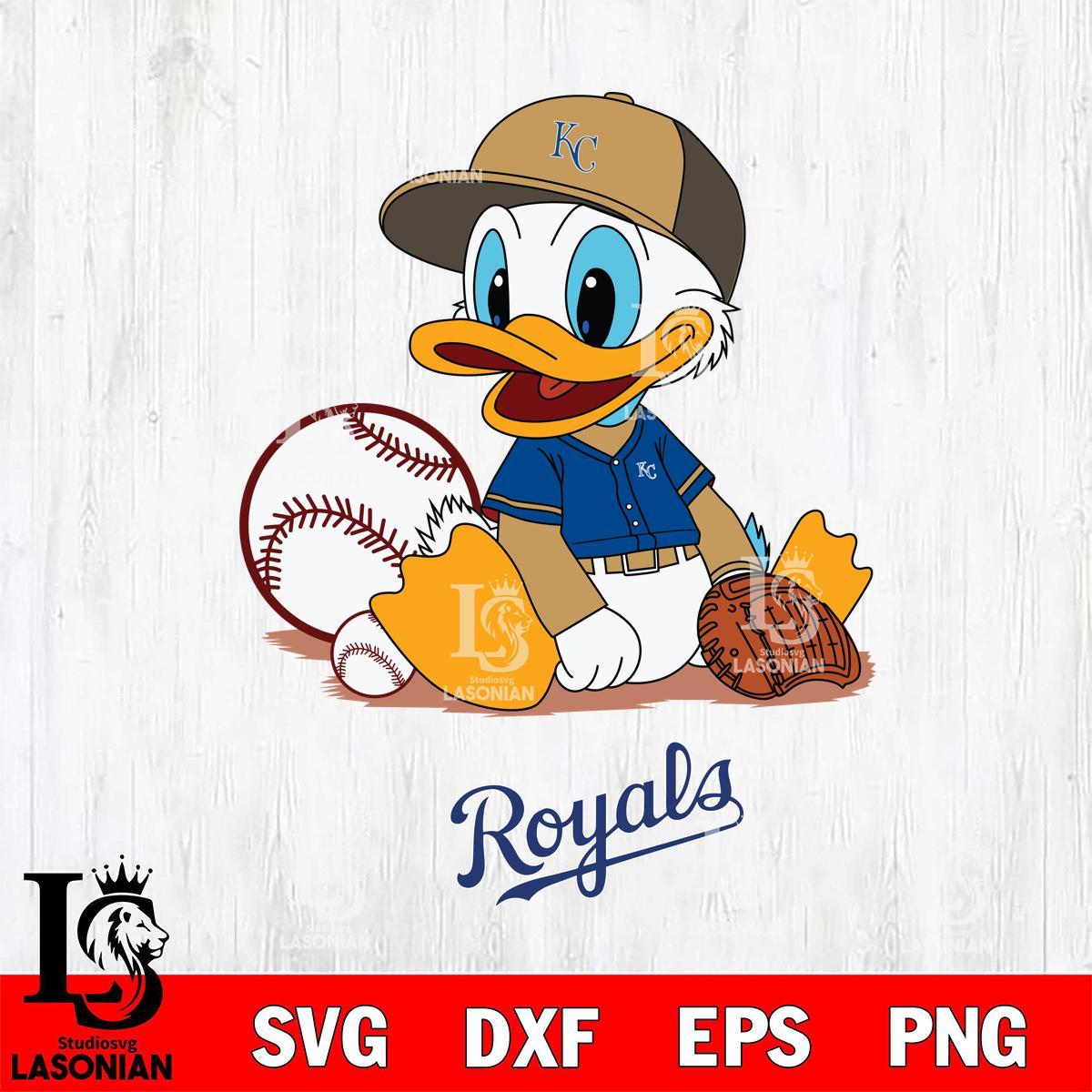 Kansas City Royals Donald Duck Baseball Sport – lasoniansvg