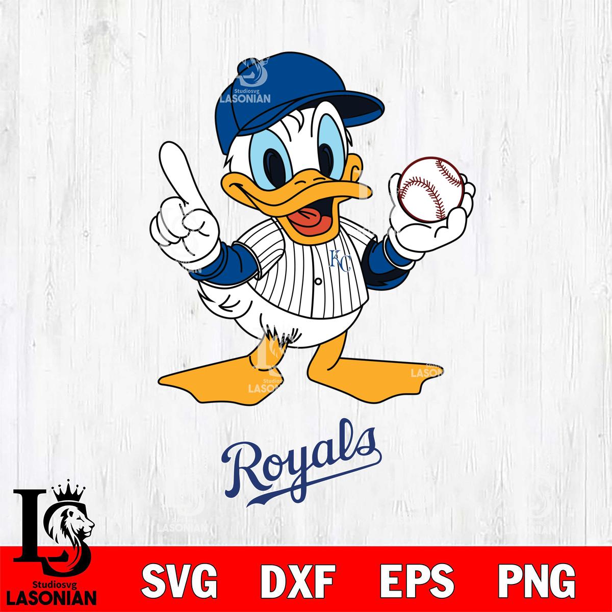 Kansas City Royals Donald Duck number one Baseball – lasoniansvg