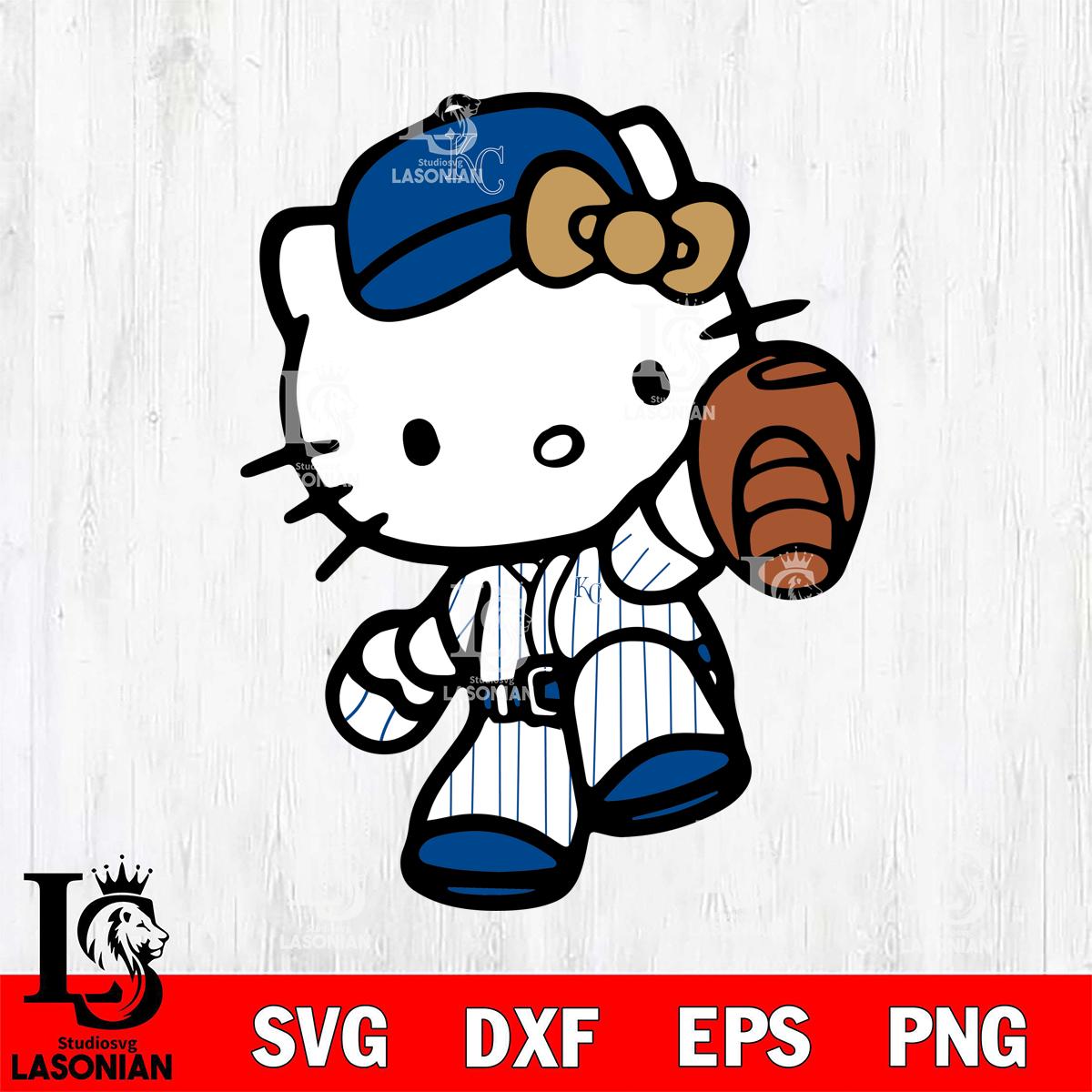 Kansas City Royals Hello Kitty 3 – lasoniansvg