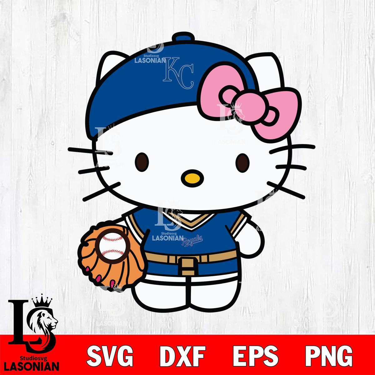 Kansas City Royals Hello Kitty Pink Cute – lasoniansvg