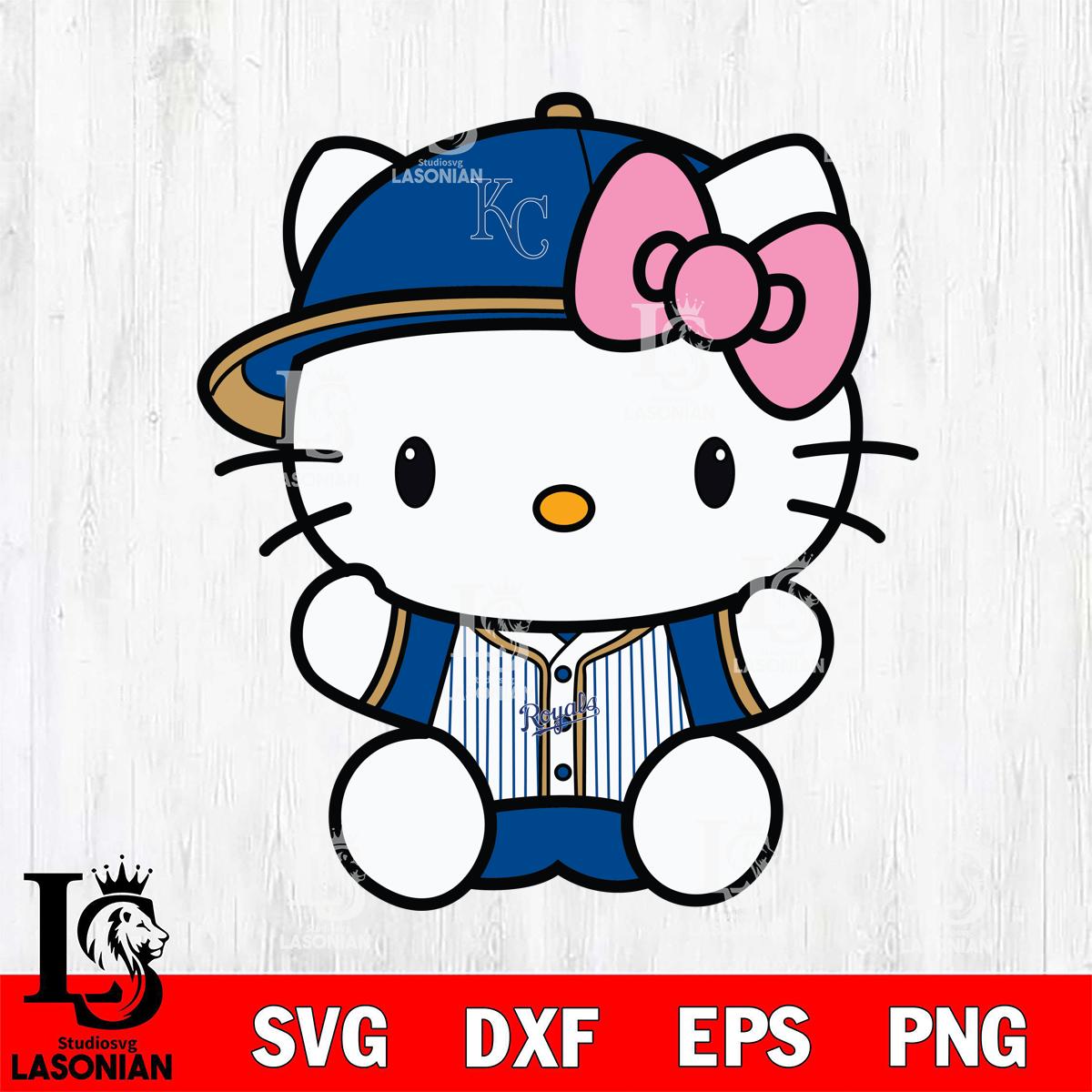 Kansas City Royals Pink Hello Kitty Baby – lasoniansvg