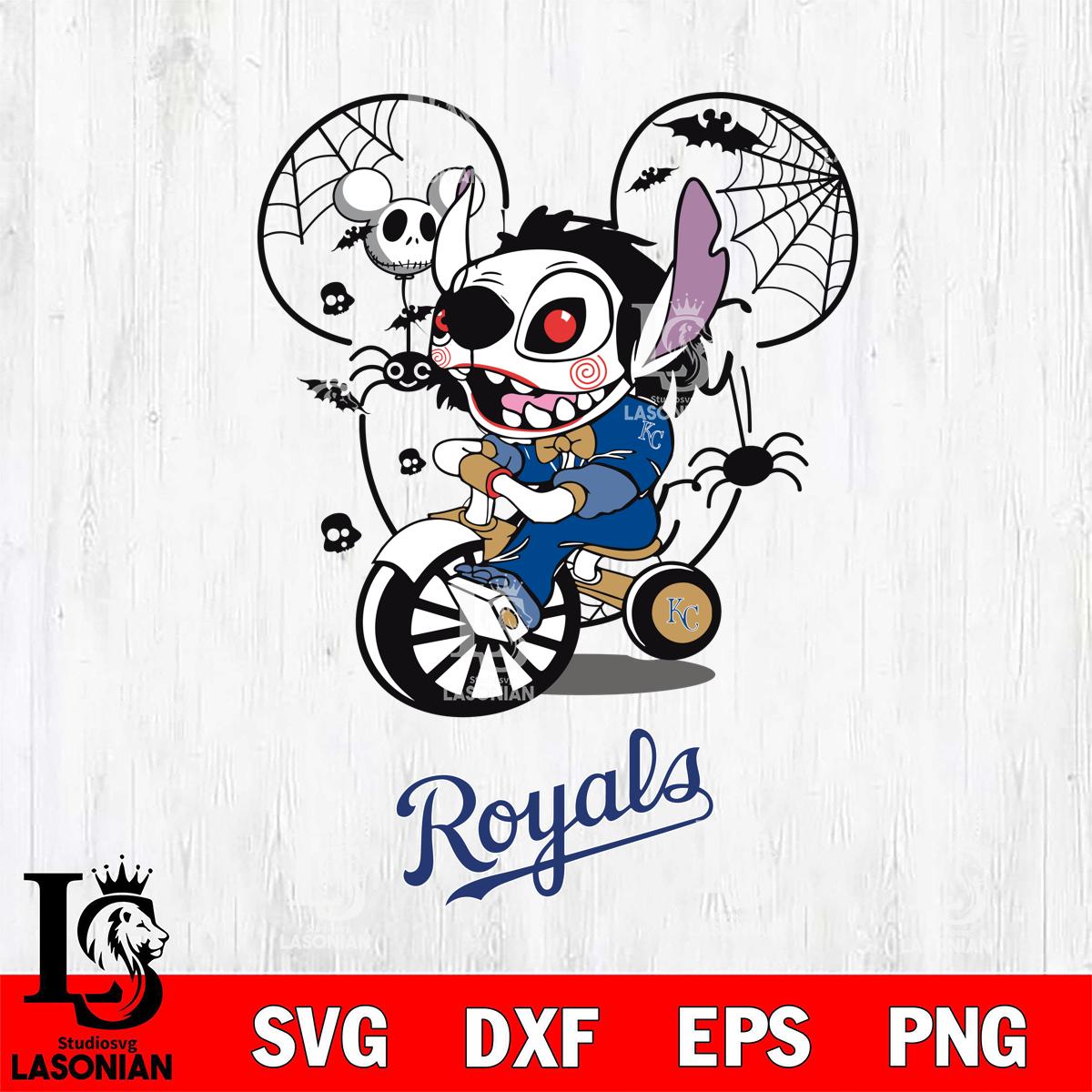 Kansas City Royals Stitch Jigsaws Halloween – lasoniansvg